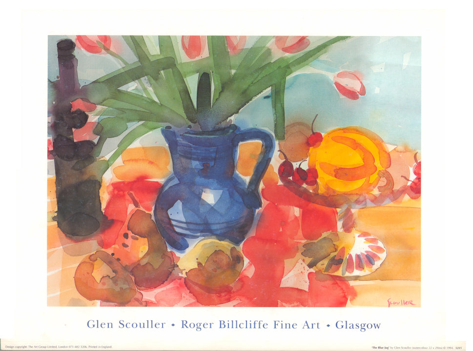 The Blue Jug by Glen Scouller - 12 X 16 Inches (Art Print) – Artistica ...