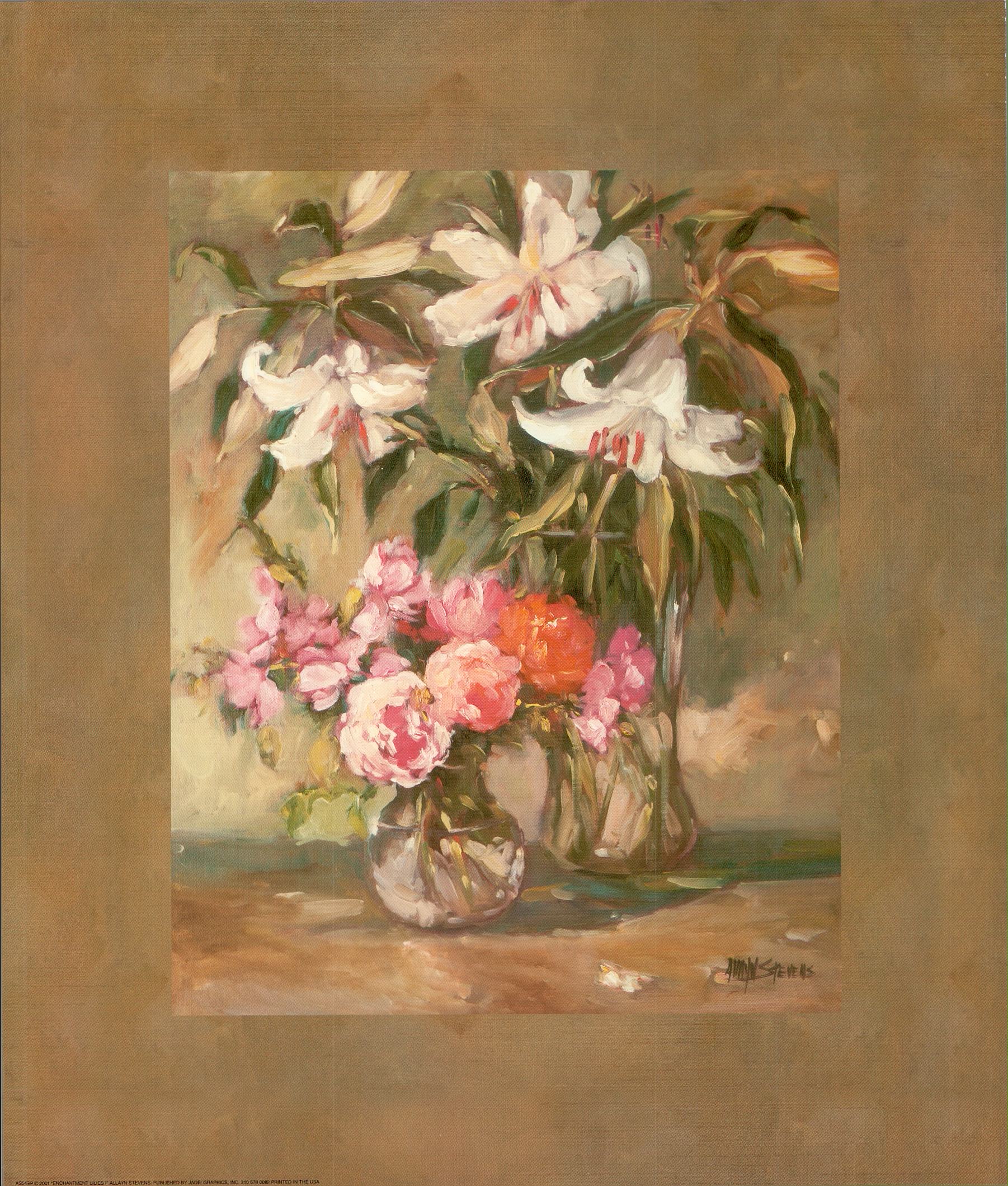 Enchantment lilies I by Allayn Stevens - 12 X 14 Inches (Art Print ...