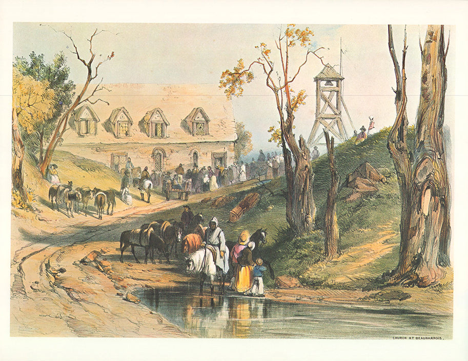 Church at Beauharnois by Coke Smyth - 10 X 13 Inches (Offset Lithograp ...