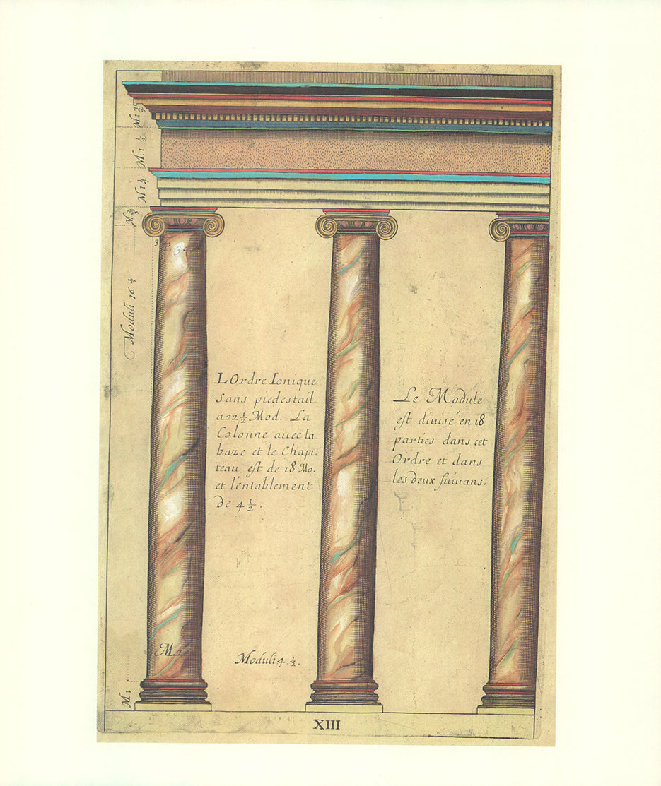 Ionic Columns 1560 - 14 X 16 Inches (Art Print) – Artistica Fine Art