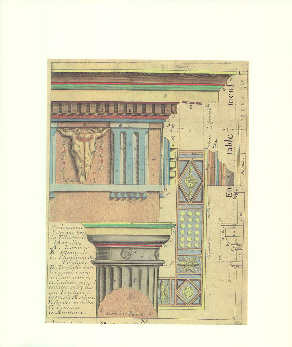 Ordre Dorique - 14 X 16 Inches (Art Print) – Artistica Fine Art