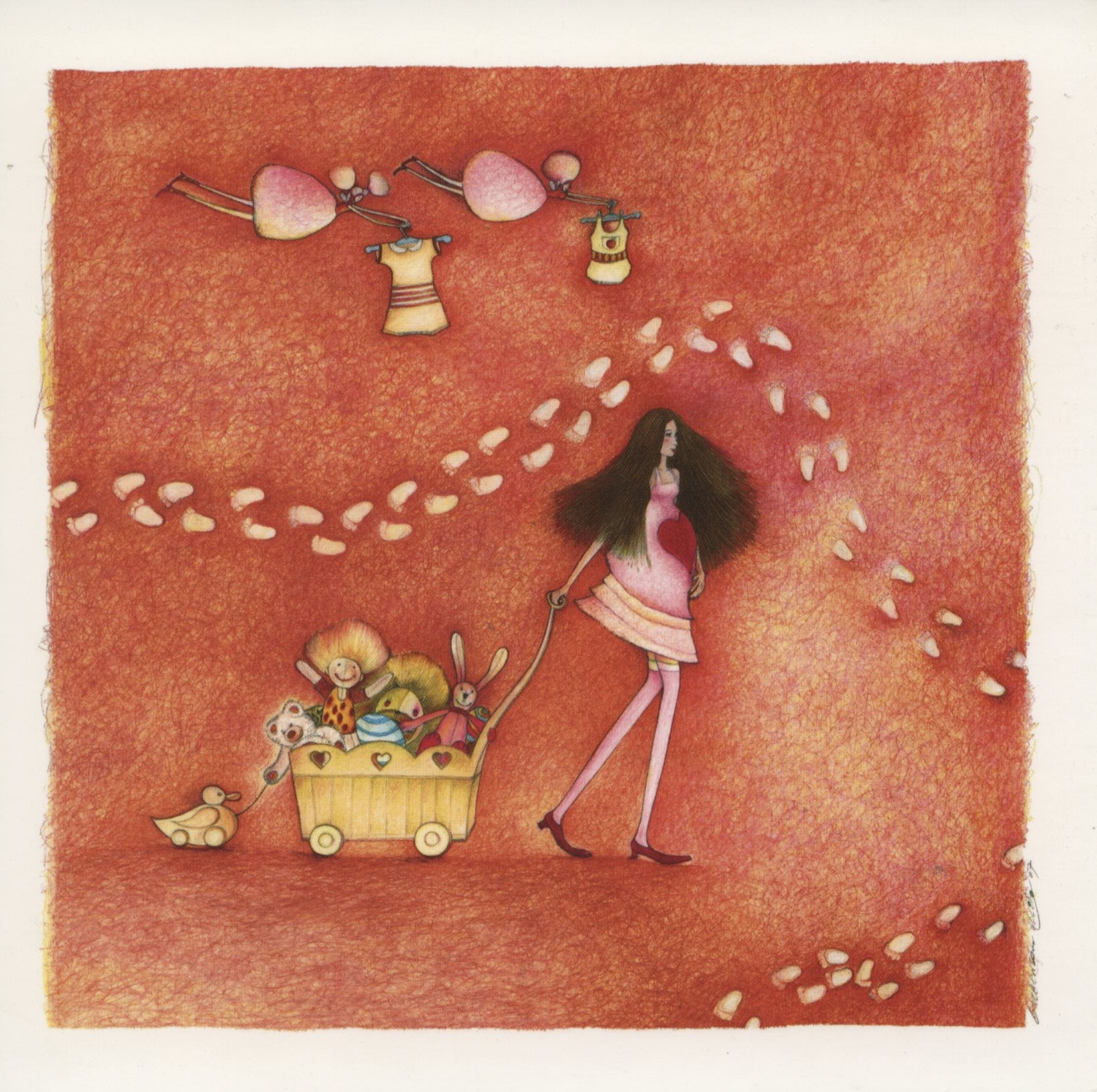 Untilted by Mila Gablasova - 6 X 6 Inches (10 Postcards) – Artistica ...