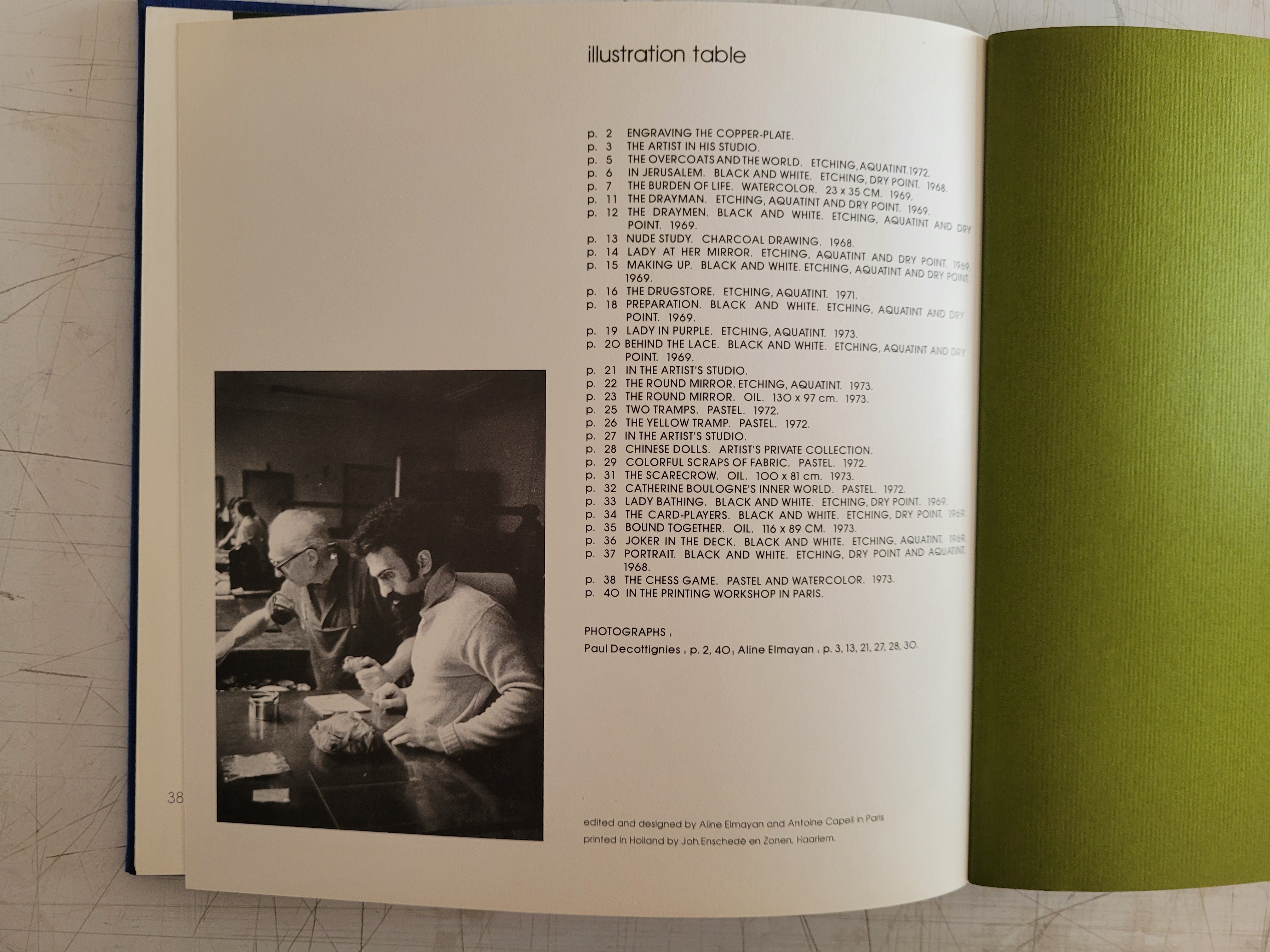 Elie Abrahami Intro. by Edouard Roditi Lublin Graphics (Vintage Hardco ...
