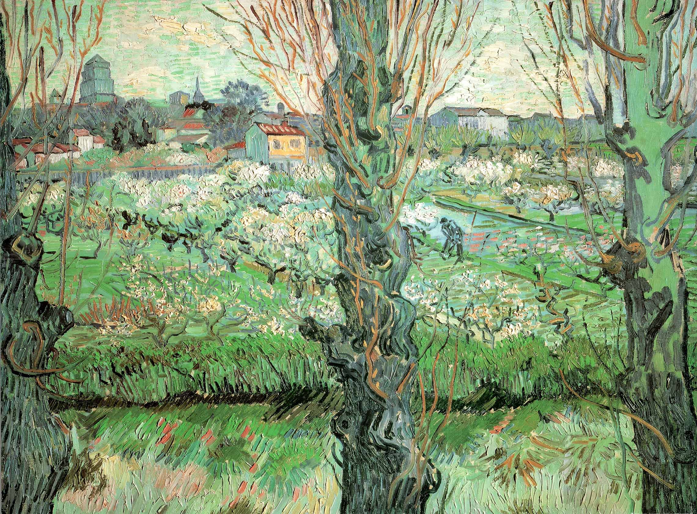 Vue d'Arles, 1889 by Vincent Van Gogh - 24 X 32 Inches (Art Print ...