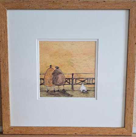 Meet the Mustards by Sam Toft - 13 X 13 Inches (Framed Lithograph Read ...