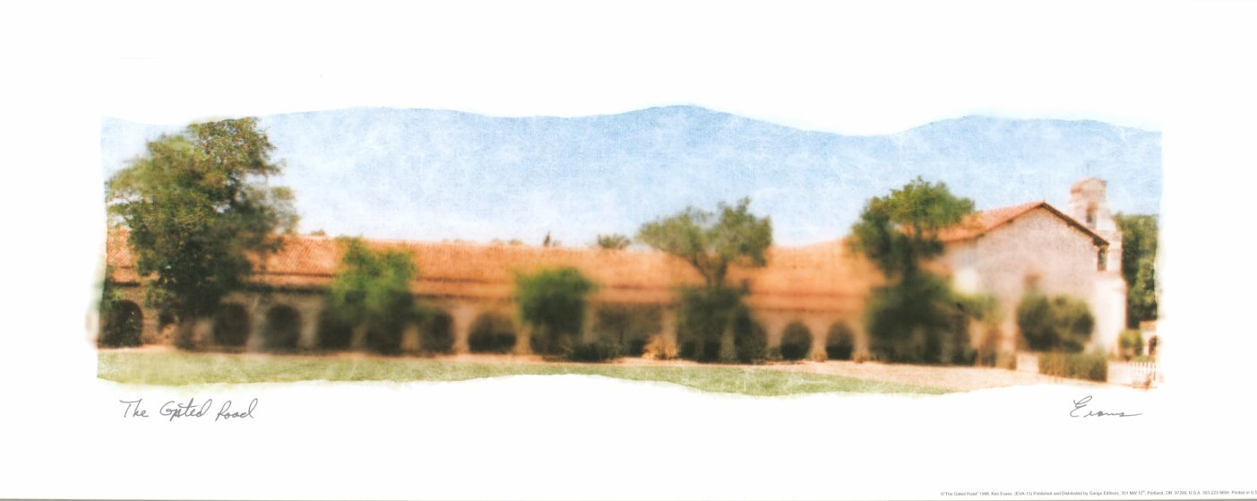 The Gated Road by Ken Evans - 8 X 20 Inches (Art Print) – Artistica ...