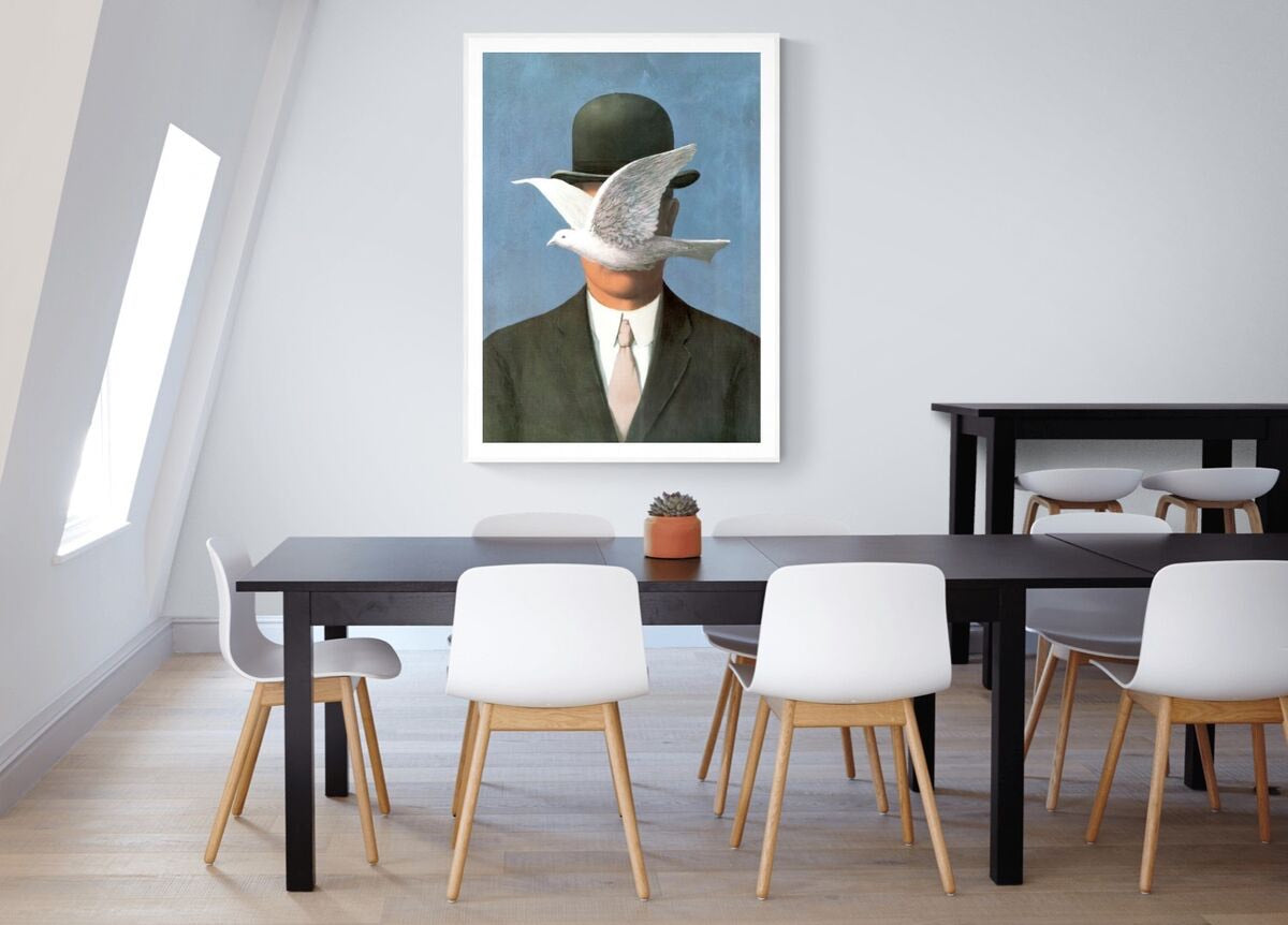 Man in Bowler Hat, 1964 by René Magritte - 20 X 28" (Offset Lithograph ...