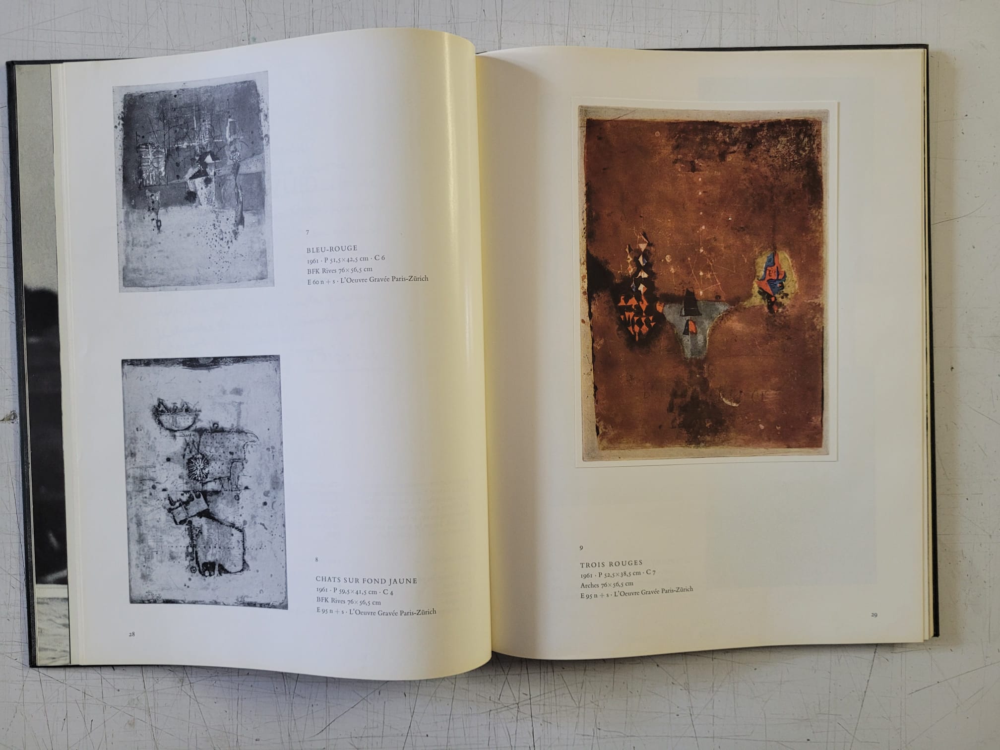 Johnny Friedlaender Oeuvre 1961-1965 Intro Max-Pol Fouchet (Vintage Ha ...