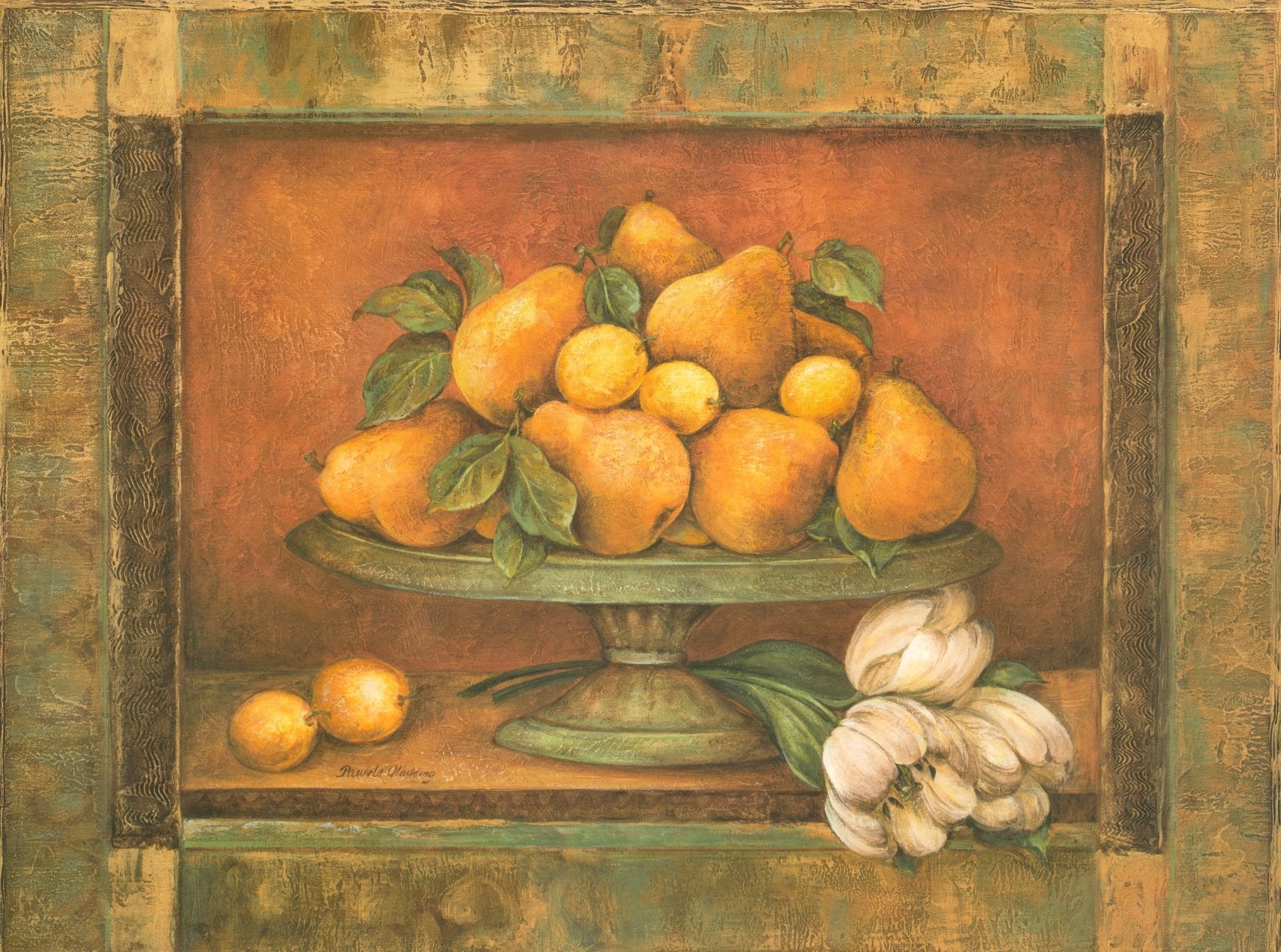 Florentine Pear by Pamela Gladding - 18 X 25 Inches (Art Print ...
