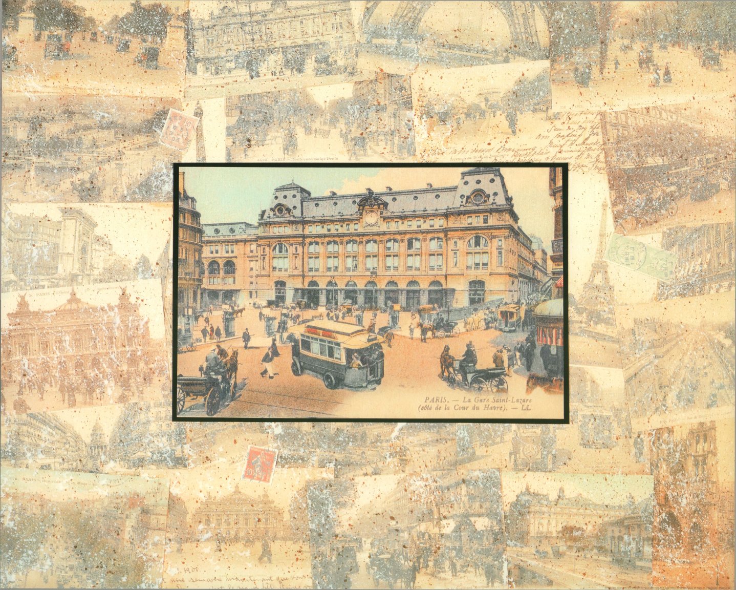 Paris-Saint-Lazare by Miles Graff - 16 X 20 Inches (Art Print ...