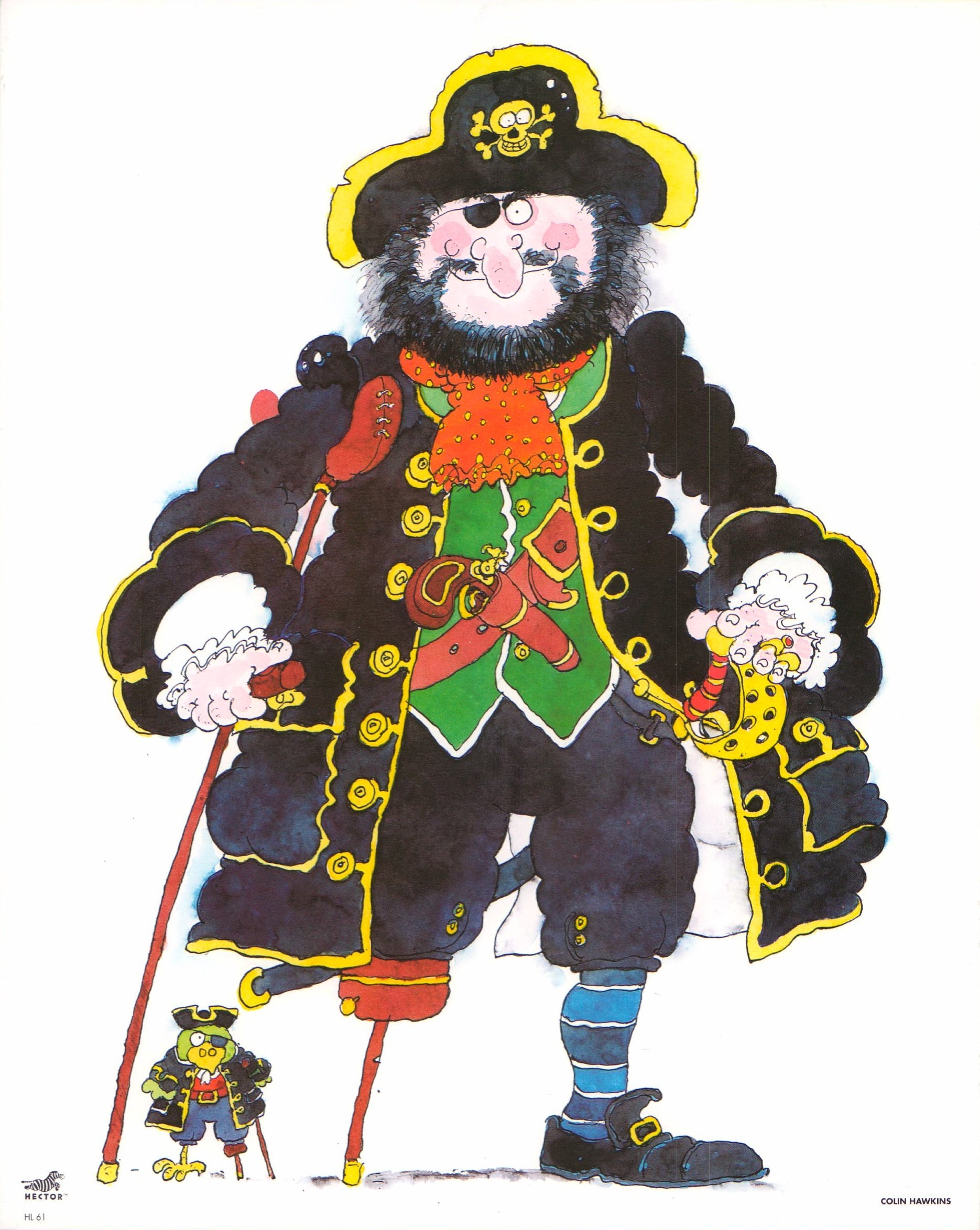Pirates, 1987 by Colin Hawkins - 10 X 12 Inches (Art Print) – Artistica ...