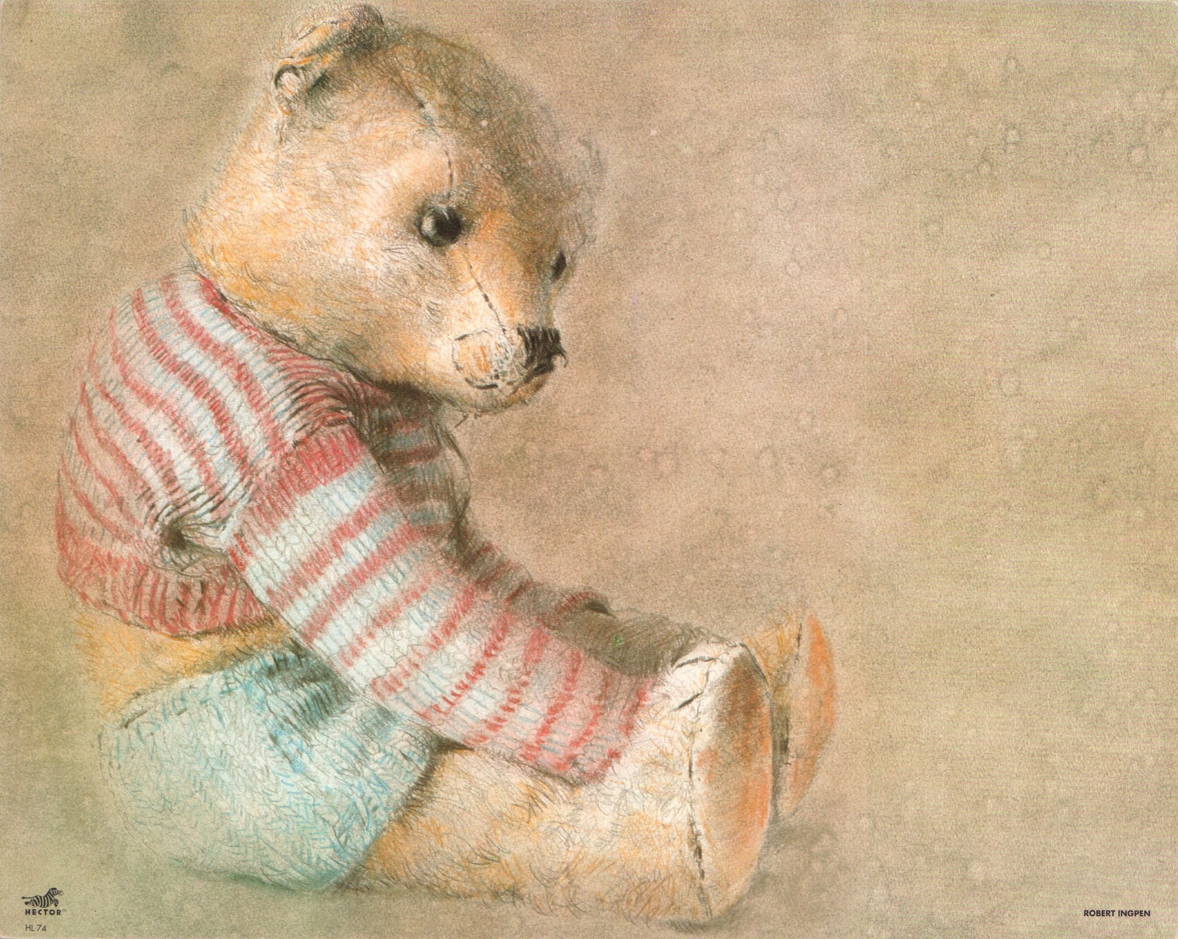 The Idle Bear, 1986 par Robert Ingpen - 10 X 12 pouces (impression d’a ...