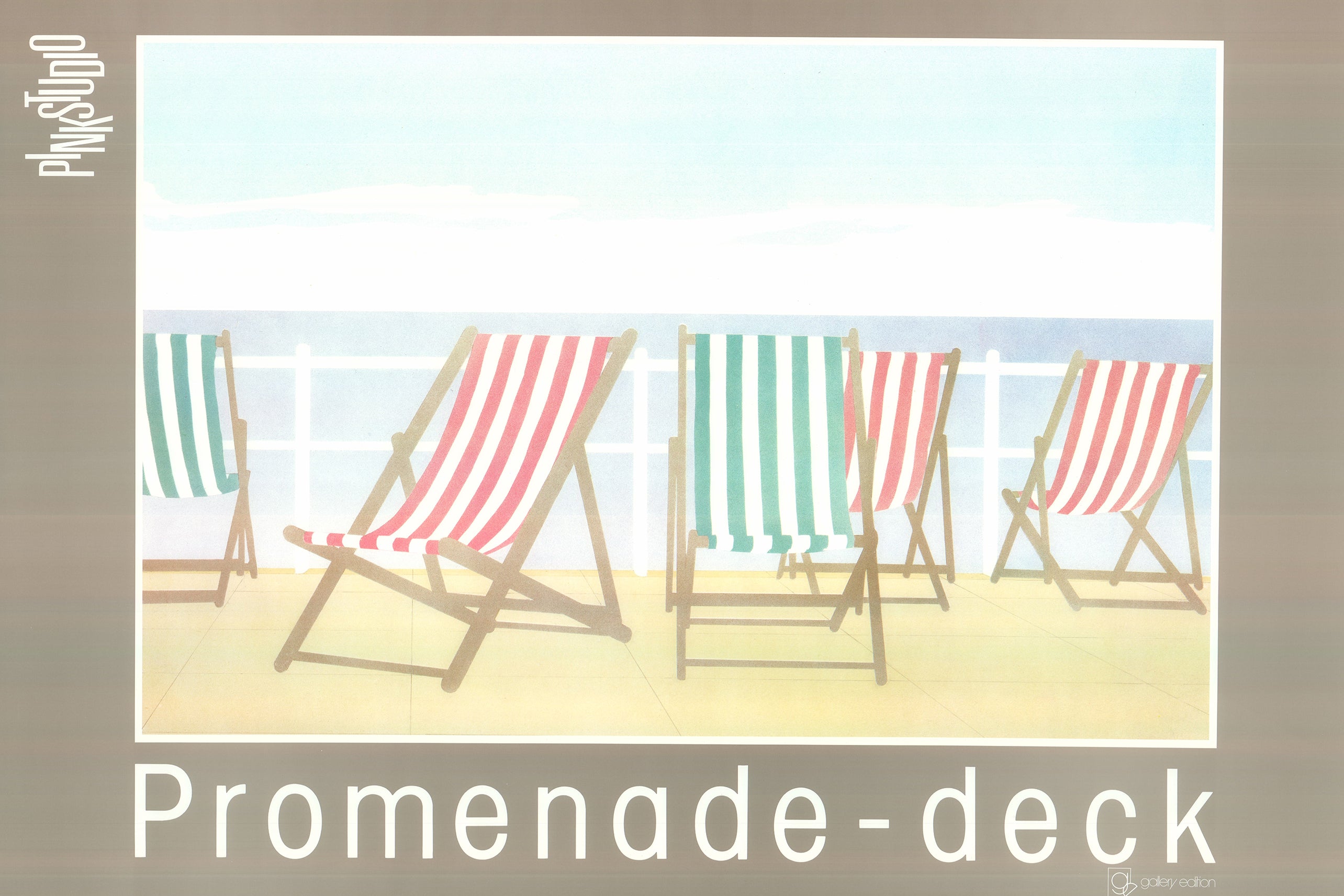 Promenade-Deck by Pink Studio - 25 X 37 Inches (Offset Lithograph ...