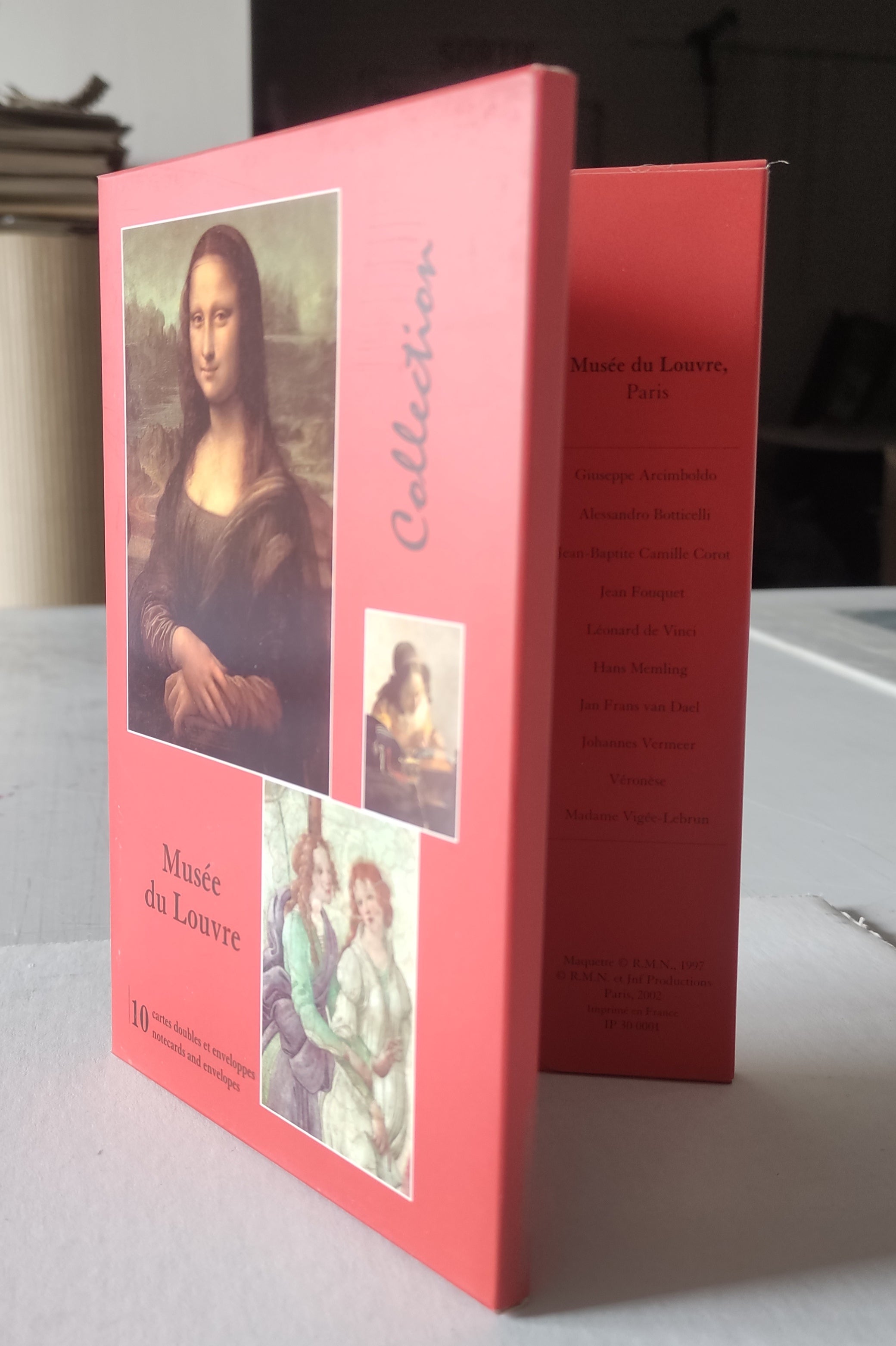 Ensemble de 10 cartes de notes avec enveloppes du Musée du Louvres - 5 ...