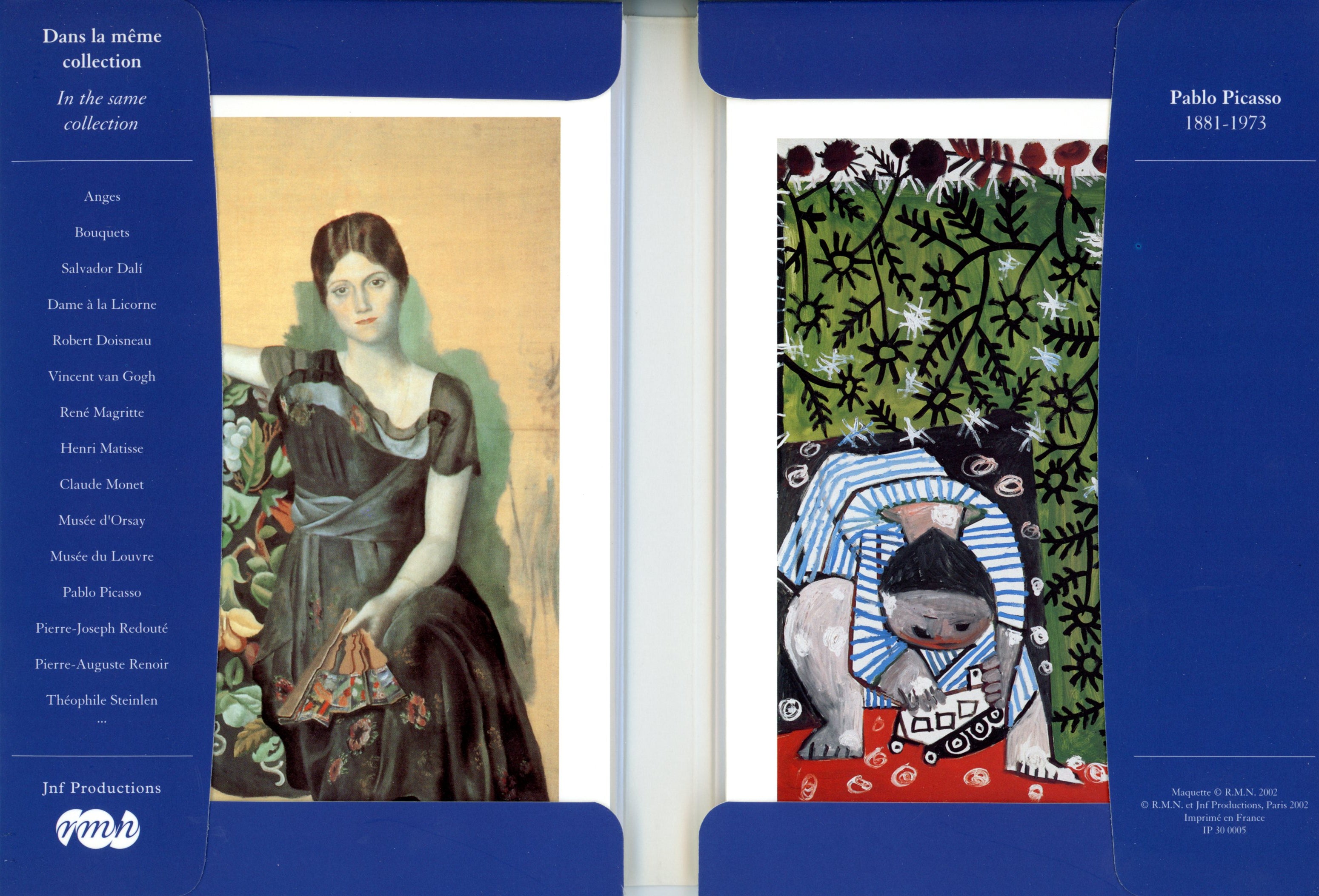 Set of 10 Notecards with Envelopes by Pablo Picasso - 5 X 7 Inches (10 ...