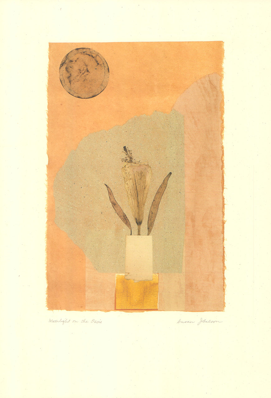 Moonlight on the Oasis by Susan Jokelson - 13 X 18 Inches (Art Print ...