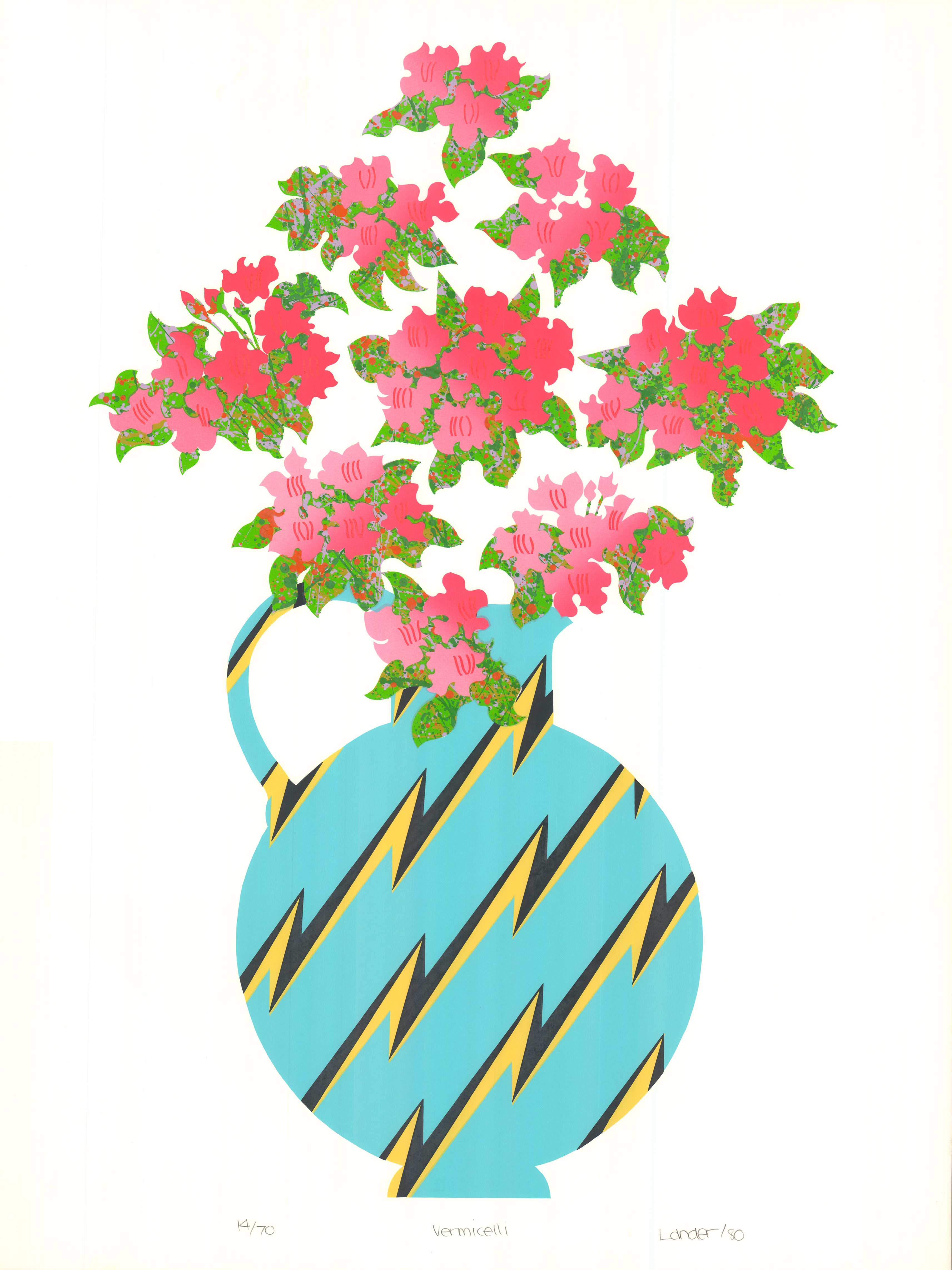 Vermicelli, 1980 by John Lander - 38 X 50 Inches (Etching Titled, Numb ...