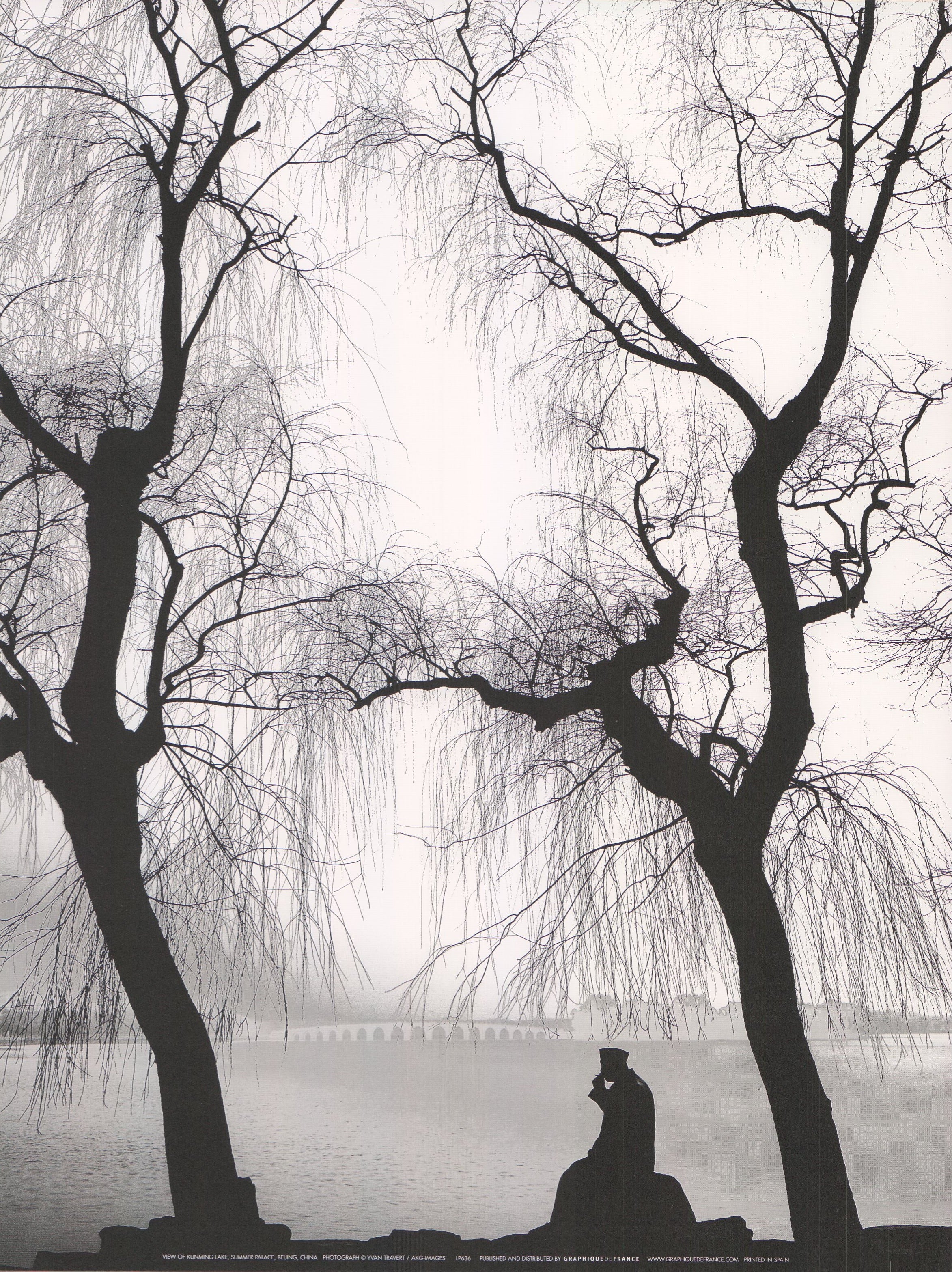 View of Kunming Lake, Summer Palace, Beijing, China by Yvan Travert ...