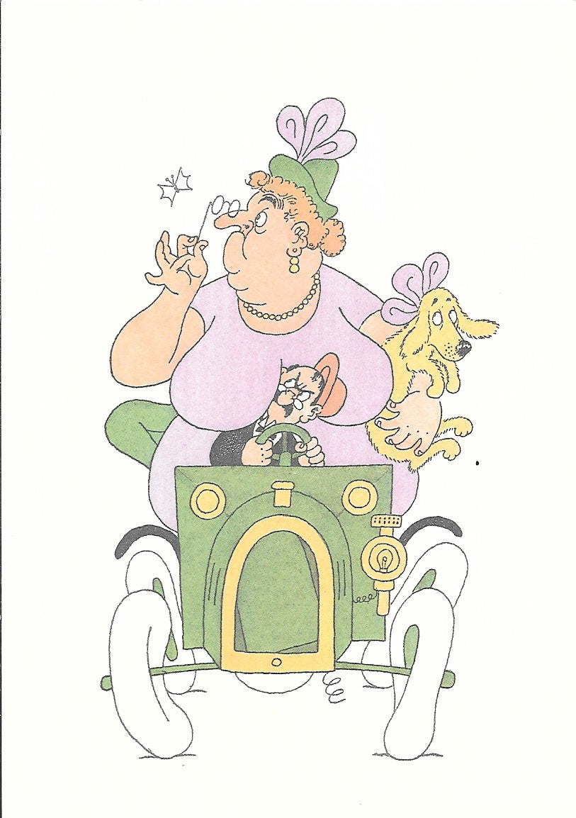 Le Code de la Route by Albert Dubout - 4 X 6 Inches (10 Postcards) – Artistica Fine Art