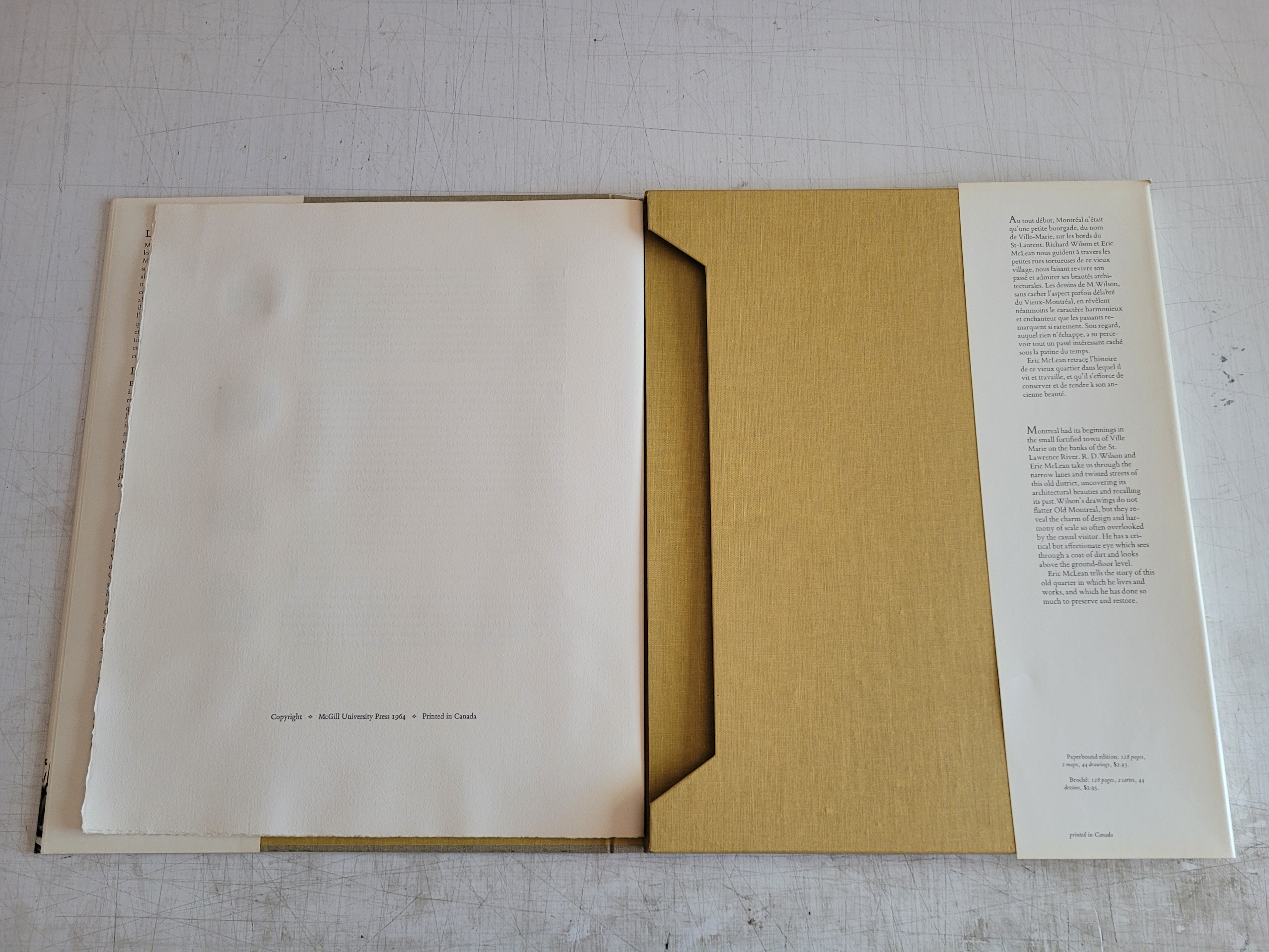 LIVING PAST OF MONTREAL Canadian History Art Drawings by R. D. Wilson ...