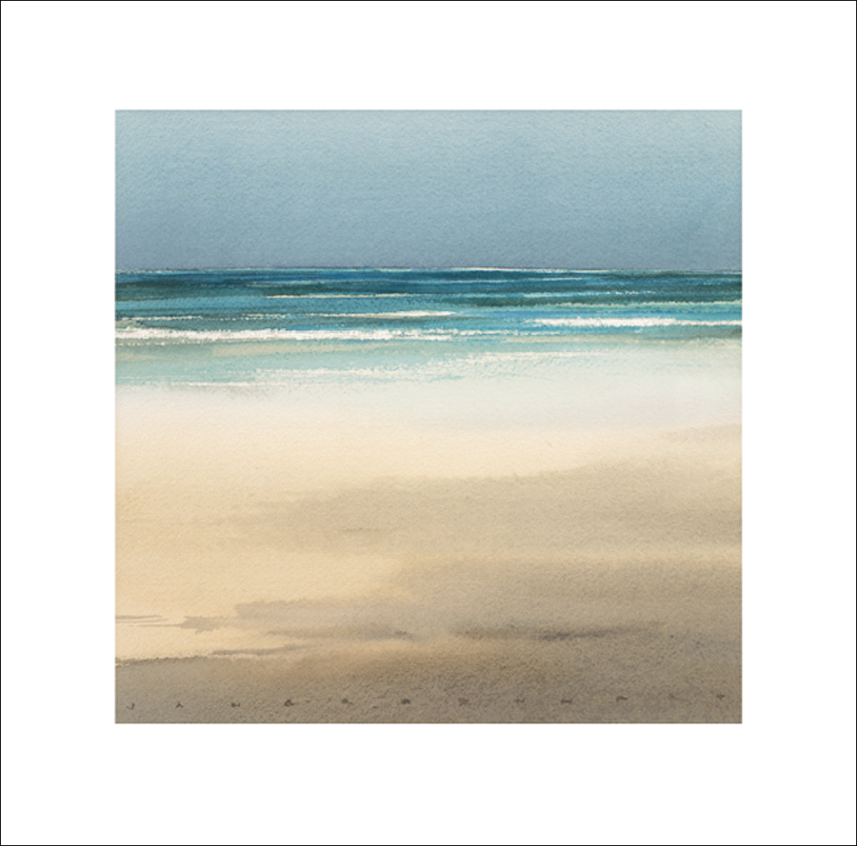 Rust, 2000 by Jan Groenhart- 27 X 27 Inches (Watercolour / Aquarelle ...