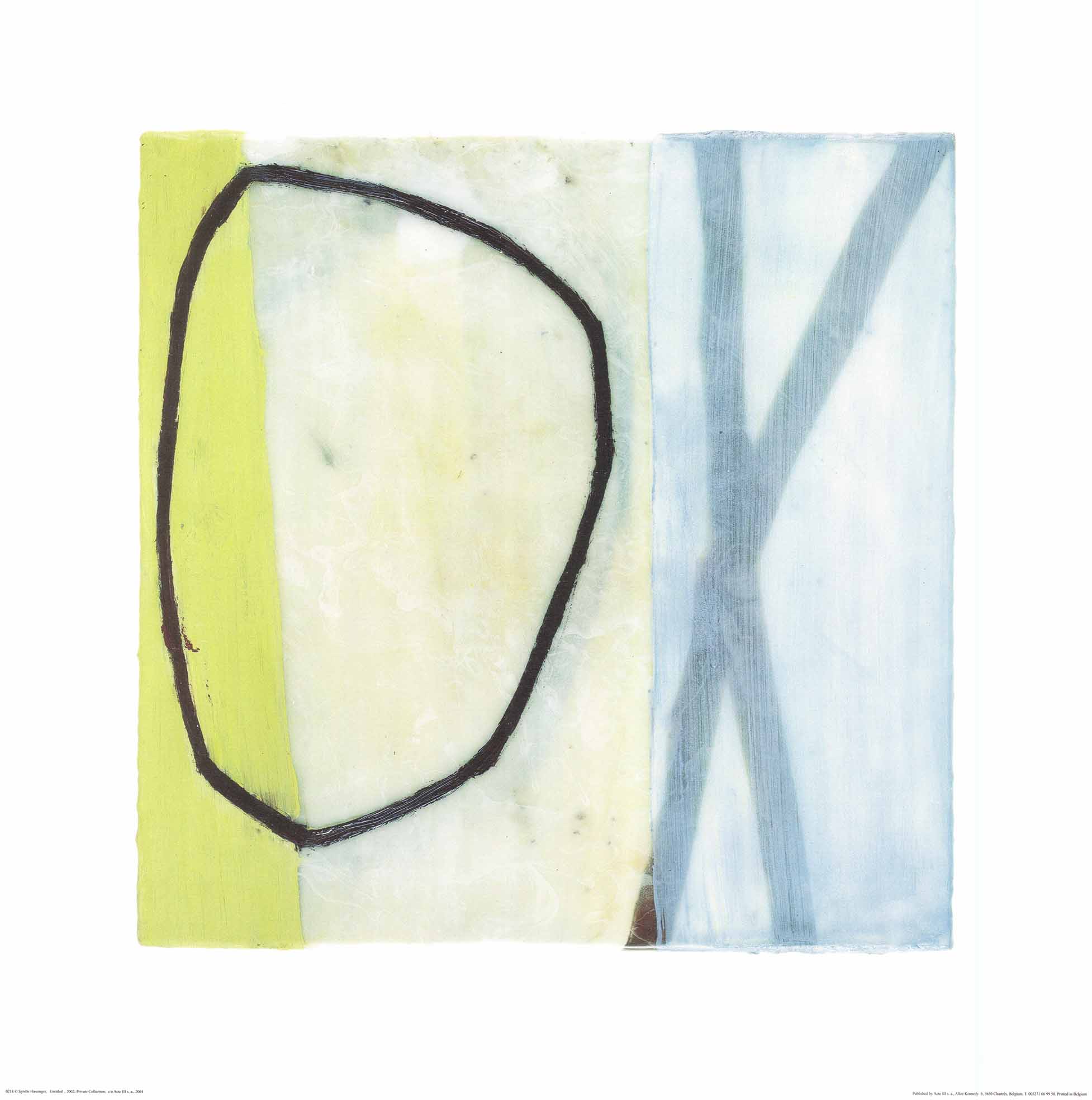 Untitled, 2002 by Sybille Hassinger - 27 X 27 Inches (Watercolour ...