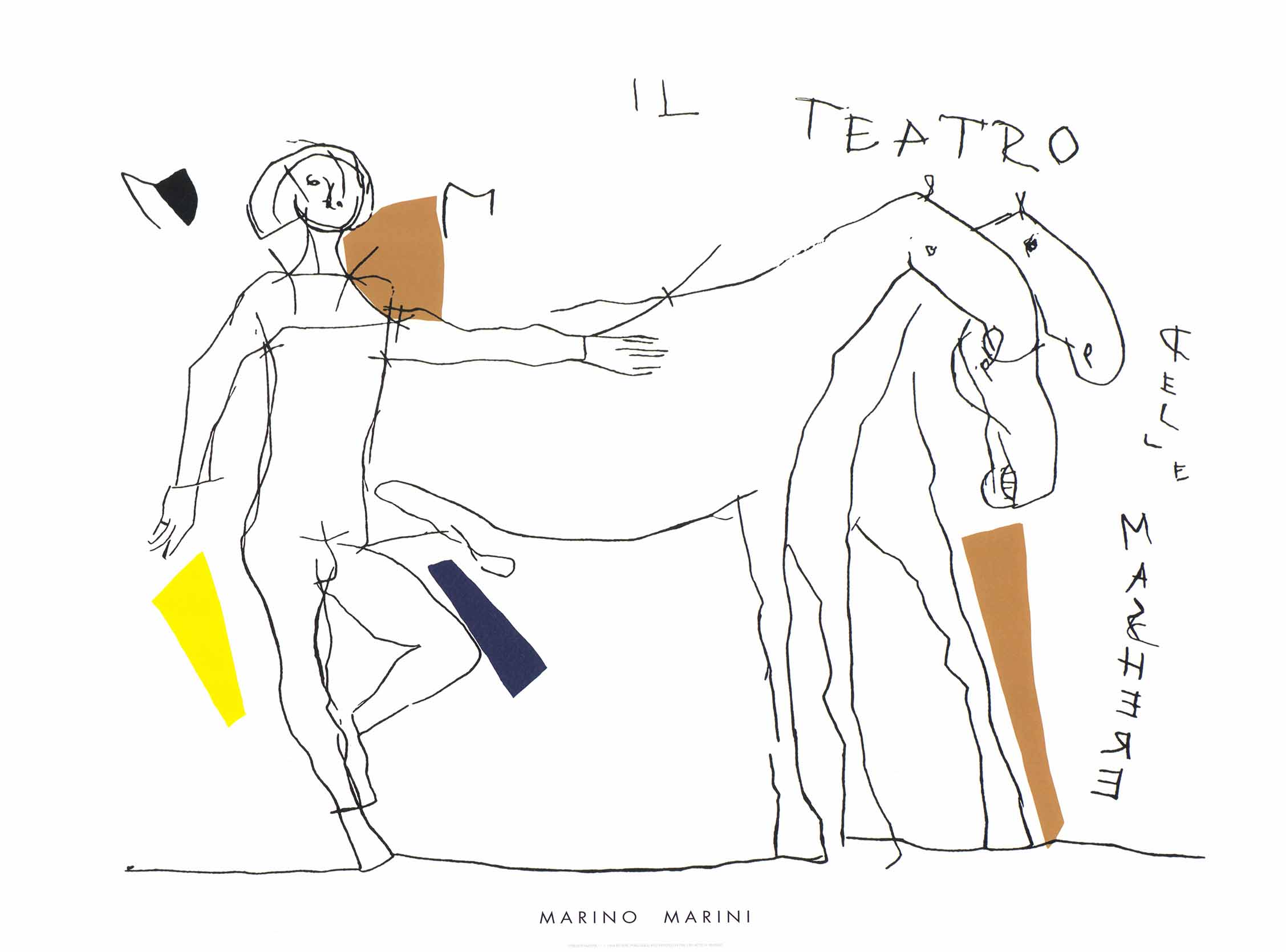 Presentazione I by Marino Marini - 24 X 32 Inches (Silkscreen ...