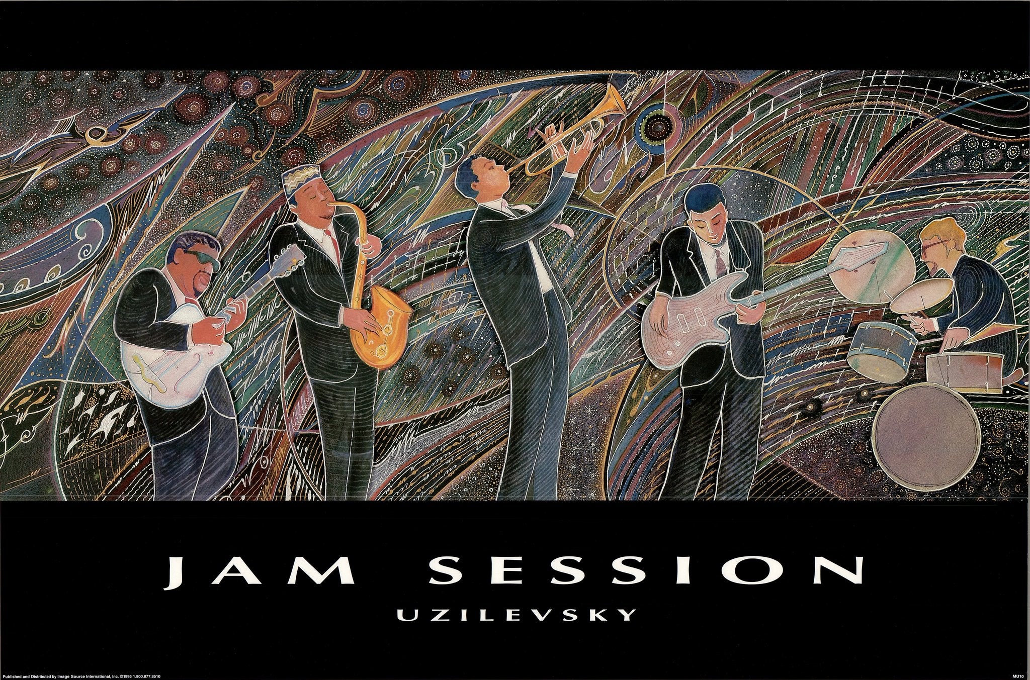 Jam Session by Marcus Uzilevsky - 24 X 36 Inches (Art Print ...