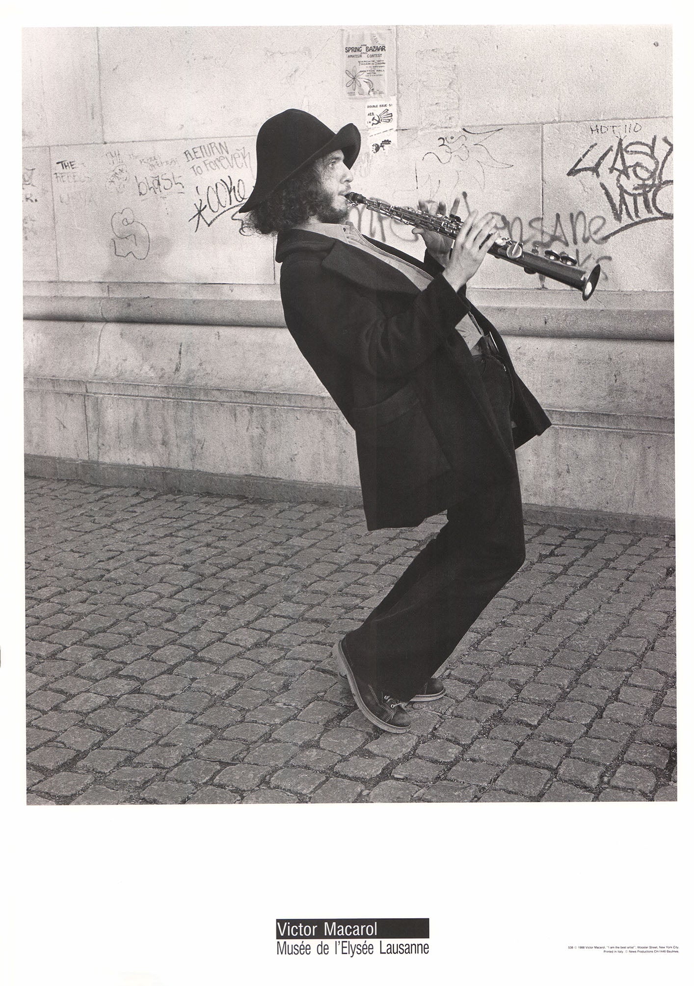 I am the Best Artist, Wooster Street, New York City, 1988 by Victor Ma ...