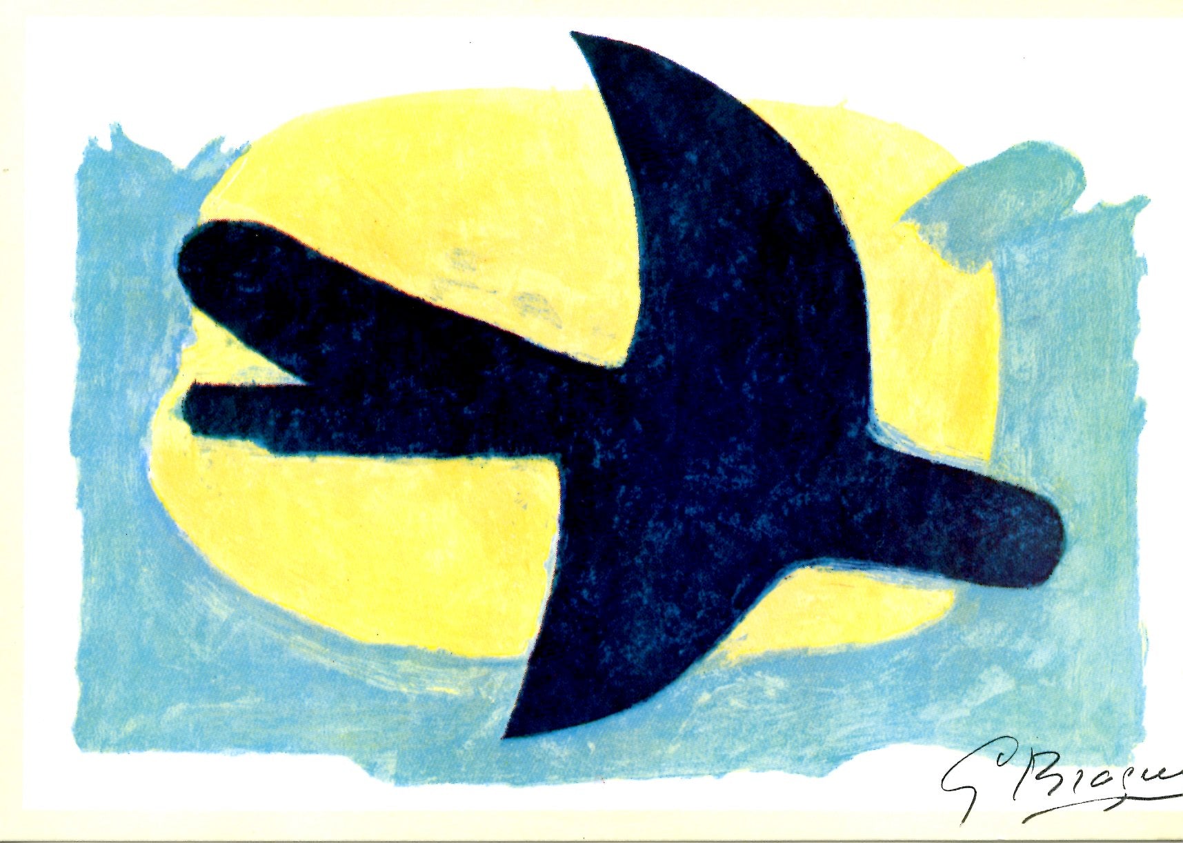 Blue and Yellow Bird by Georges Braque - 4 X 6 Inches (10 Postcards ...