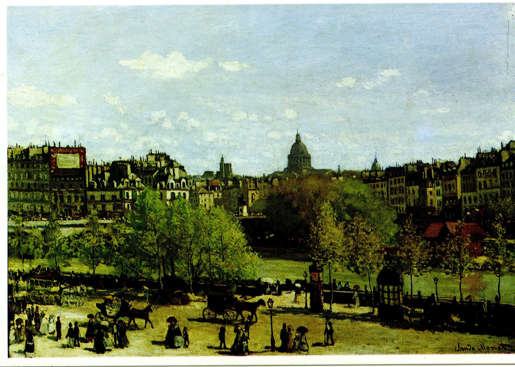 Le quai du Louvre, 1867 by Claude Monet - 4 X 6 Inches (10 Postcards ...