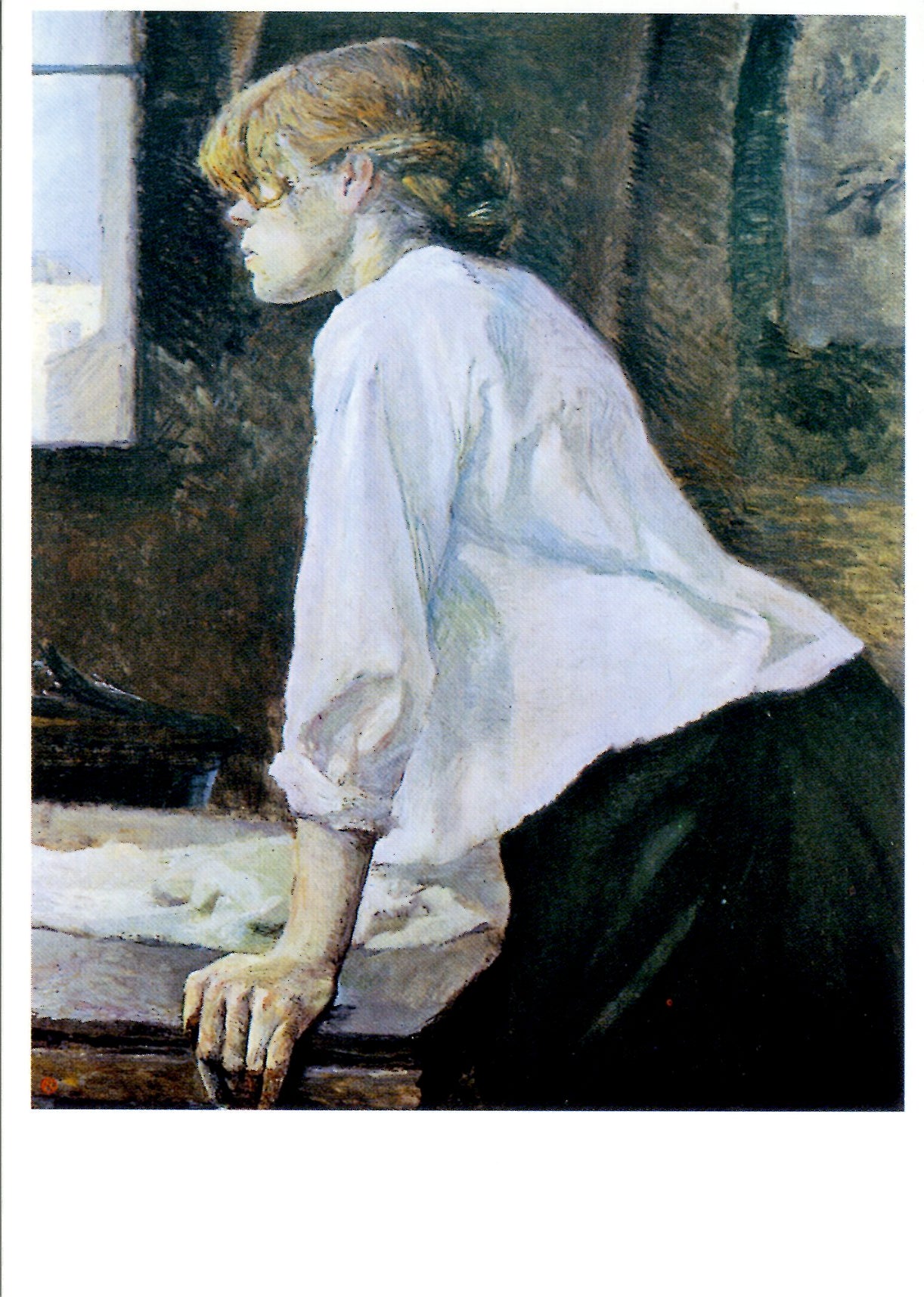 La Blanchisseuse, 1889 by Henri de Toulouse-Lautrec - 4 X 6 Inches (10 ...