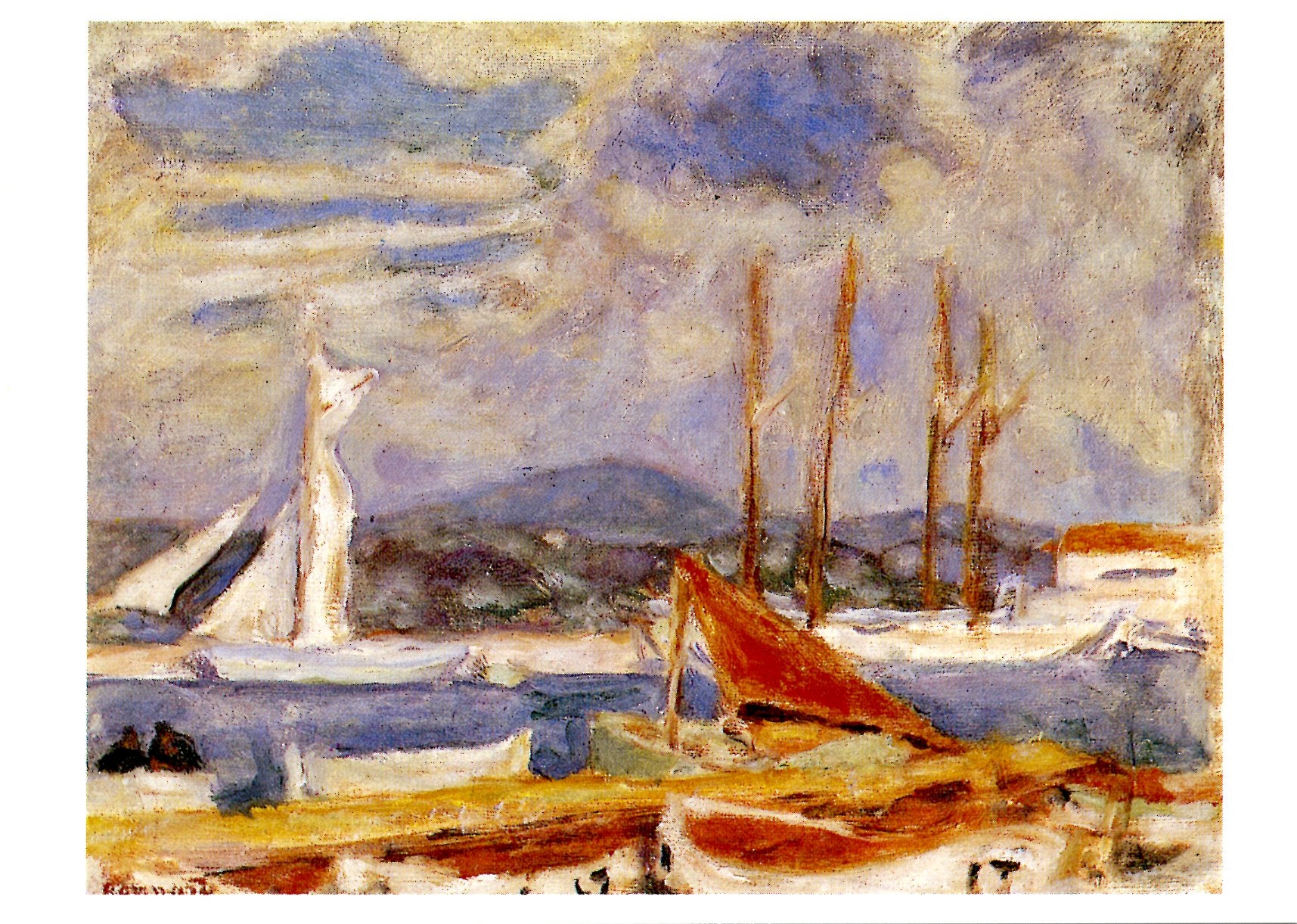 Port de Saint-Tropez by Pierre Bonnard - 4 X 6 Inches (10 Postcards ...