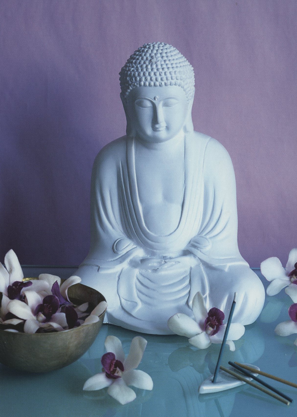 Bouddha Bleu by Flora Press - 4 X 6 Inches (10 Postcards) – Artistica ...