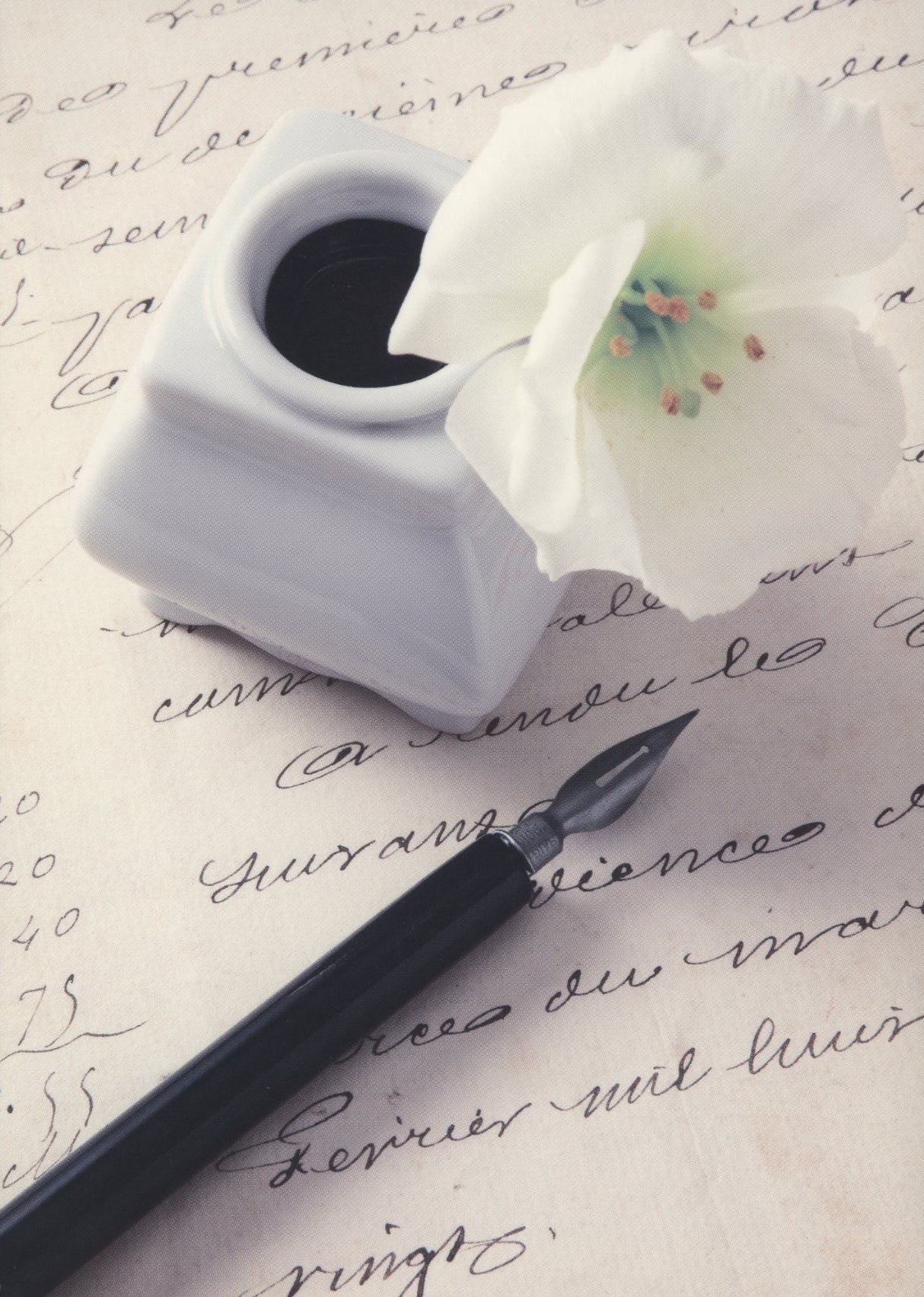 L'Encrier by Camille Soulayrol et Louis Gaillard - 4 X 6 Inches (10 Po ...