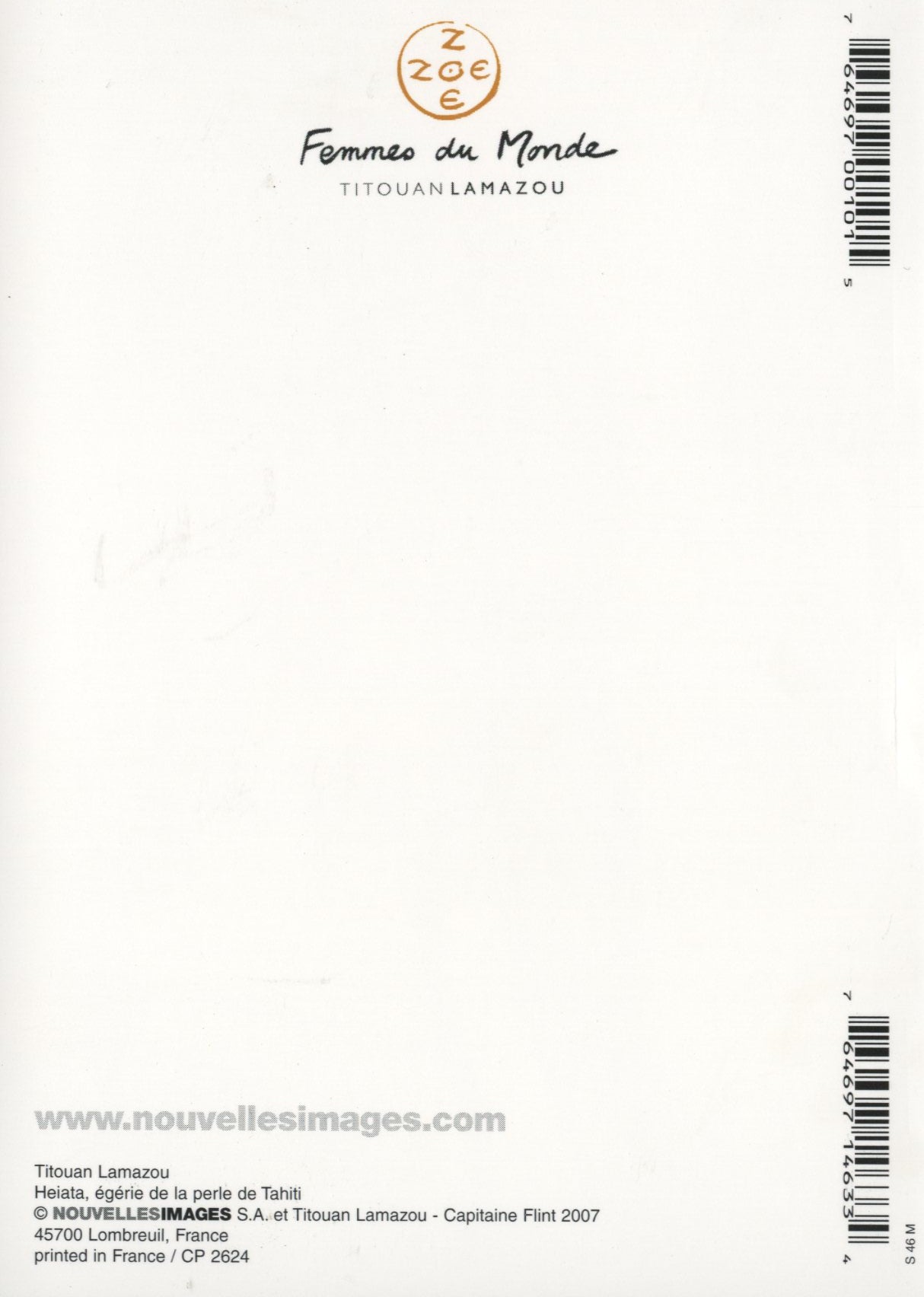 Heiata, égérie de la Perle de Tahiti by Titouan Lamazou - 4 X 6 Inches ...