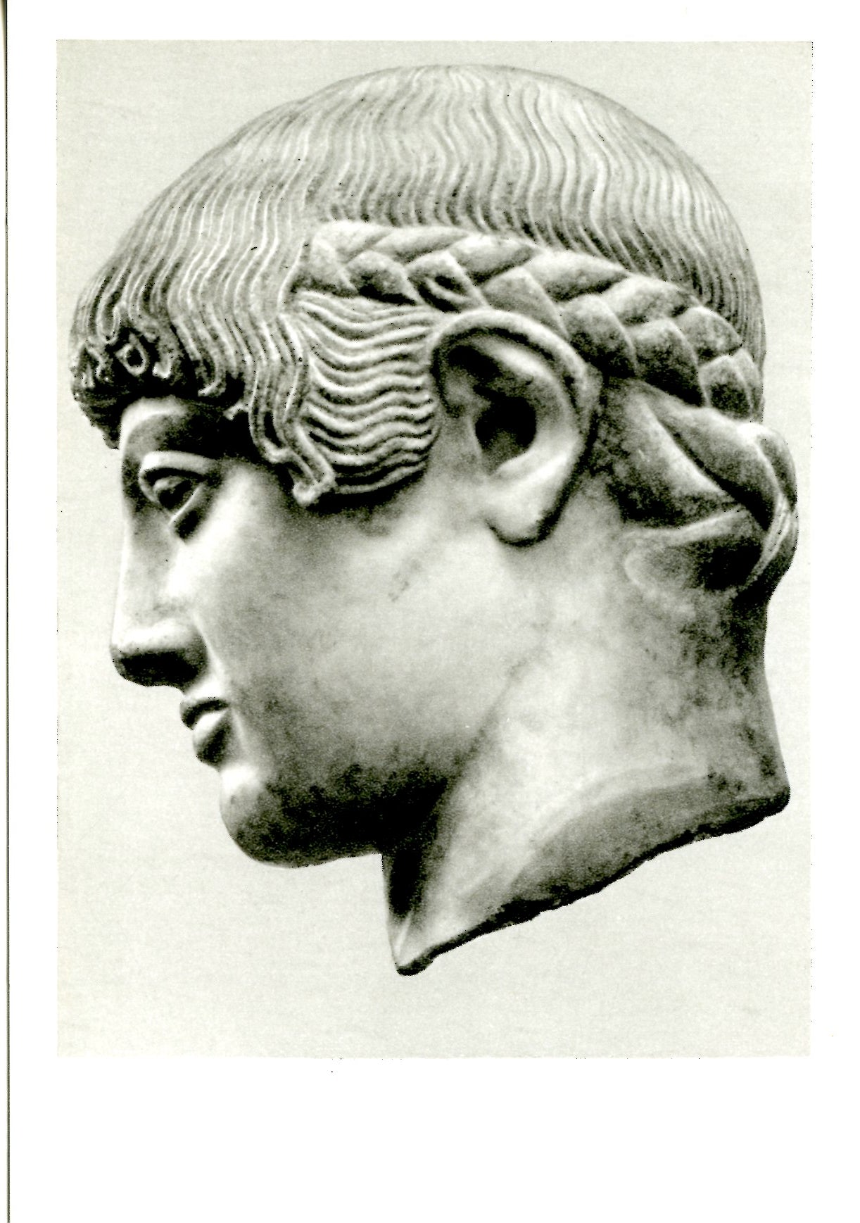 Tête de Jeune Homme, Sculpture Grecque - 4 X 6 Inches (10 Postcards ...