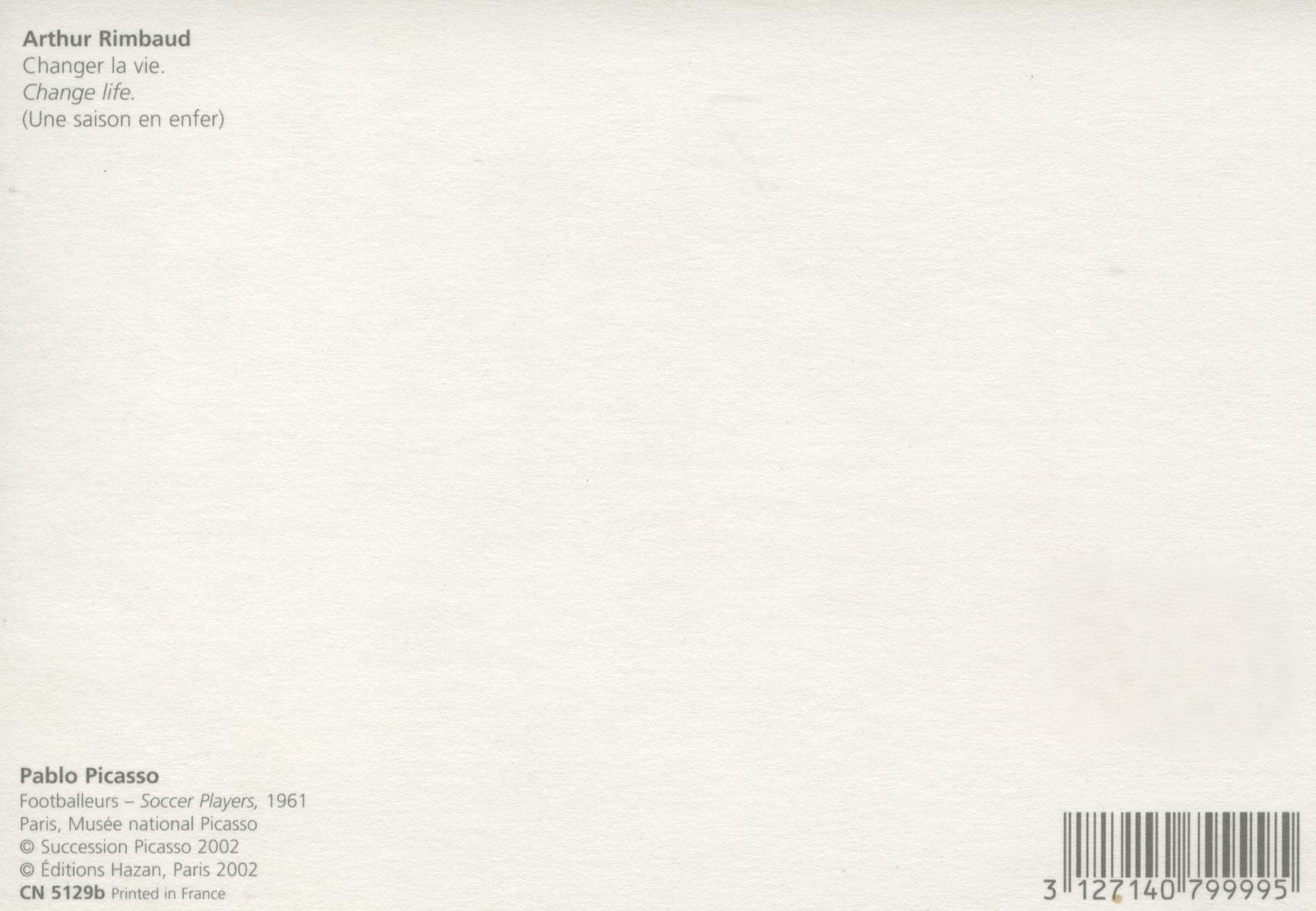 Footballeurs by Pablo Picasso - 4 X 6 Inches (10 Postcards) – Artistica ...