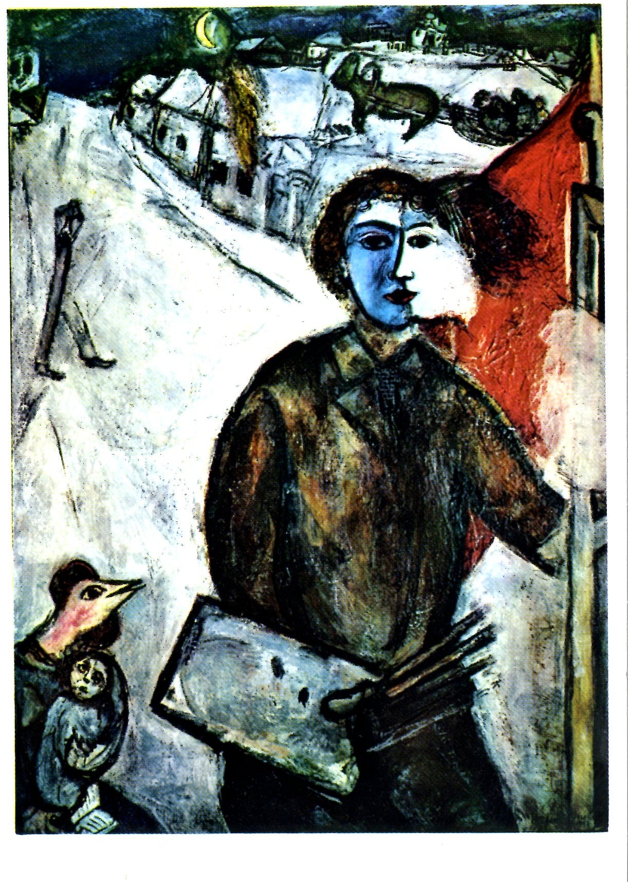 Entre chien et loup by Marc Chagall - 4 X 6 Inches (10 Postcards ...