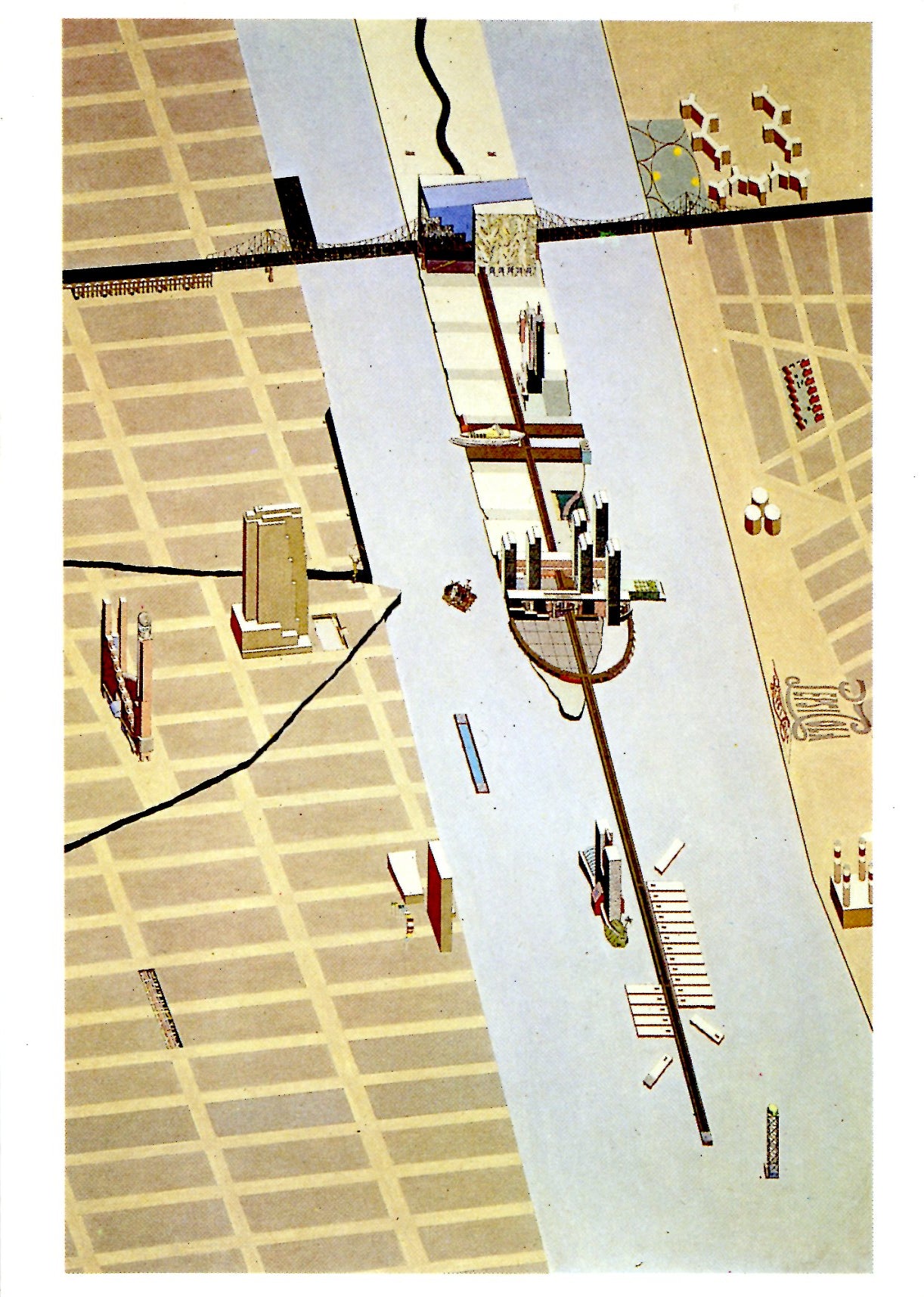 New Welfare Island by Rem Koolhaas et Zoé Zenghelis - 4 X 6 Inches (10 ...