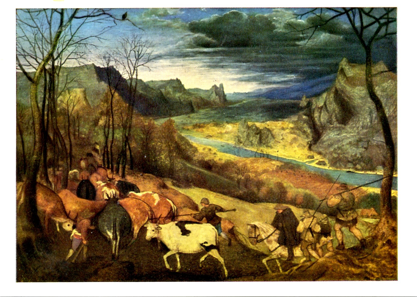 Die Heimkehr der Herde by Peter Bruegel - 4 X 6 Inches (10 Postcards ...