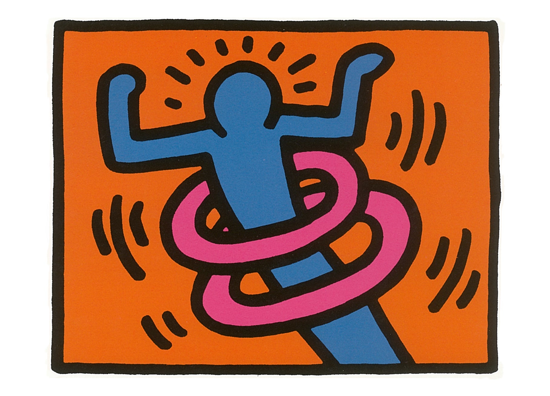 Retrospect, 1989 by Keith Haring - 4 X 6 Inches (10 Postcards ...