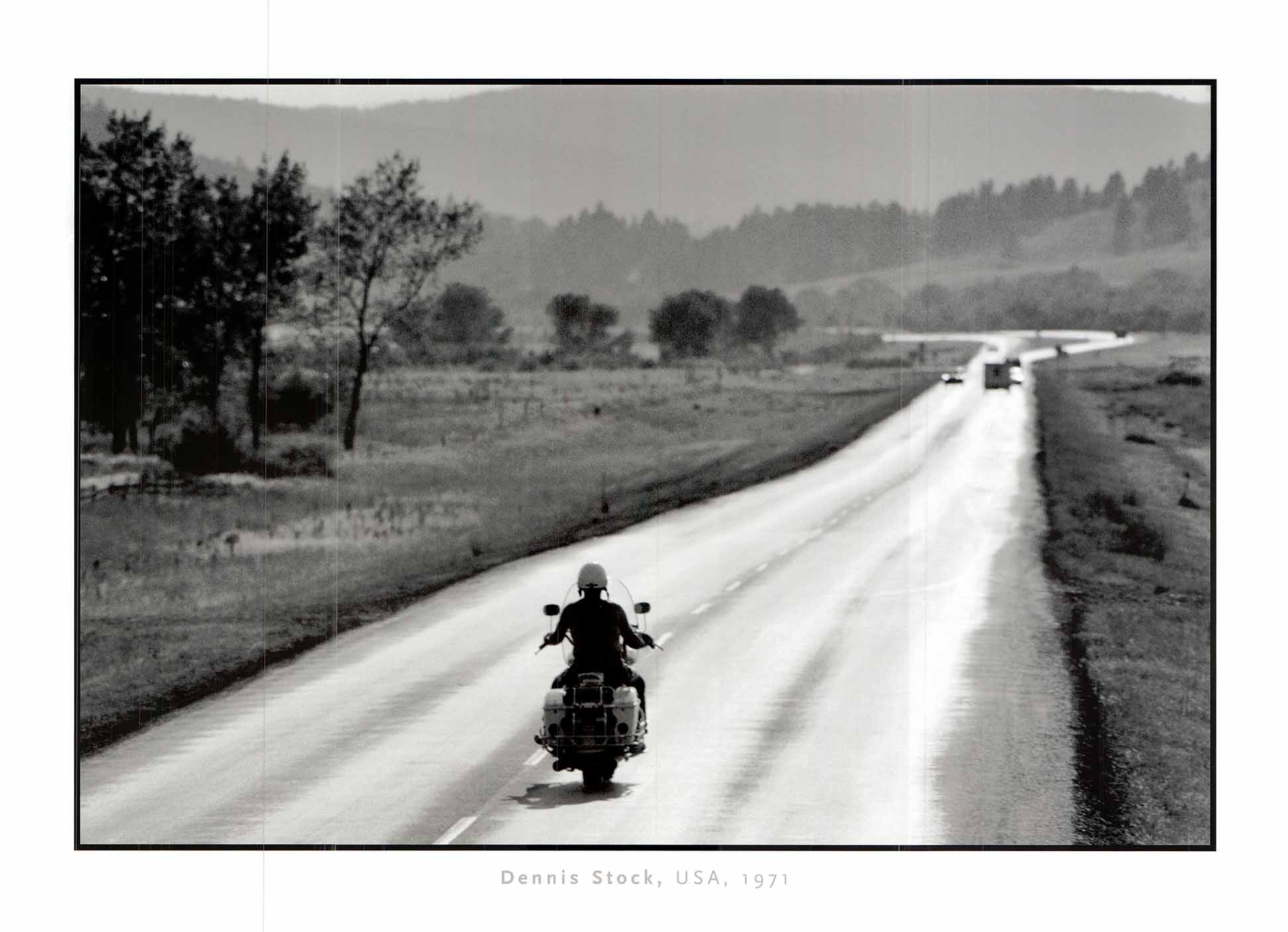On the Road, 1971 by Dennis Stock - 20 X 28 Inches (Offset Lithograph ...