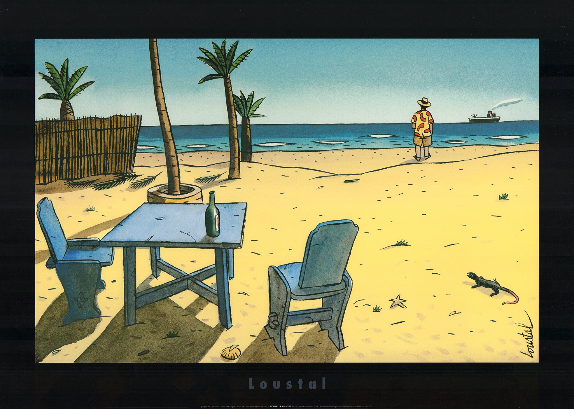 La Route des Cargos by Jacques de Loustal - 20 X 28 Inches (Art Print ...