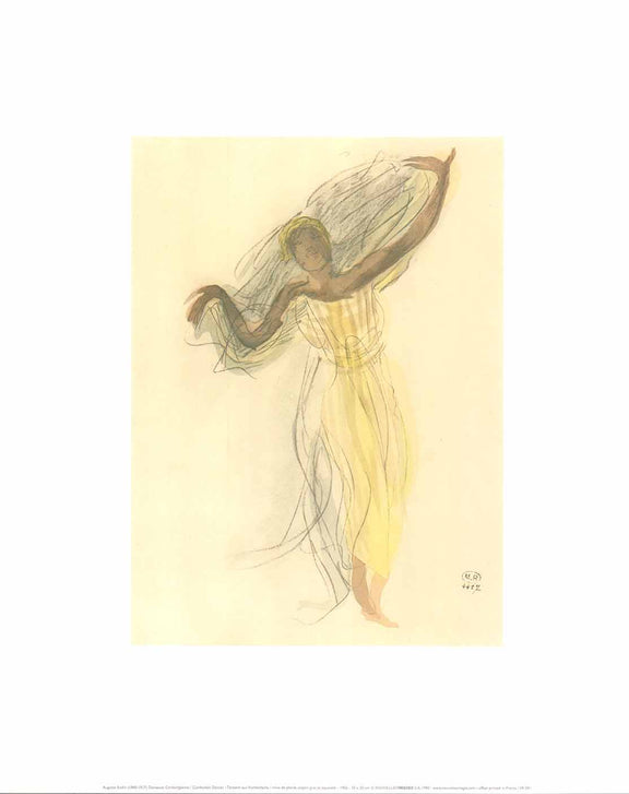 Cambodian Dancer, 1906 by Auguste Rodin - 16 X 20 Inches (Fine Art Pri ...
