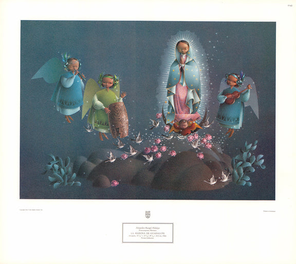 La Madona de Guadalupe, 1962 by Alejandro Rangel Hidalgo - 12 X 13 Inc ...