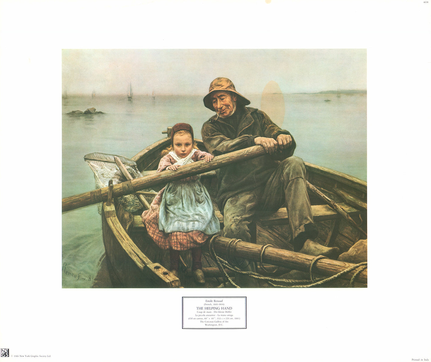 The Helping Hand by Emile Renouf - 17 X 20 Inches (Art Print ...
