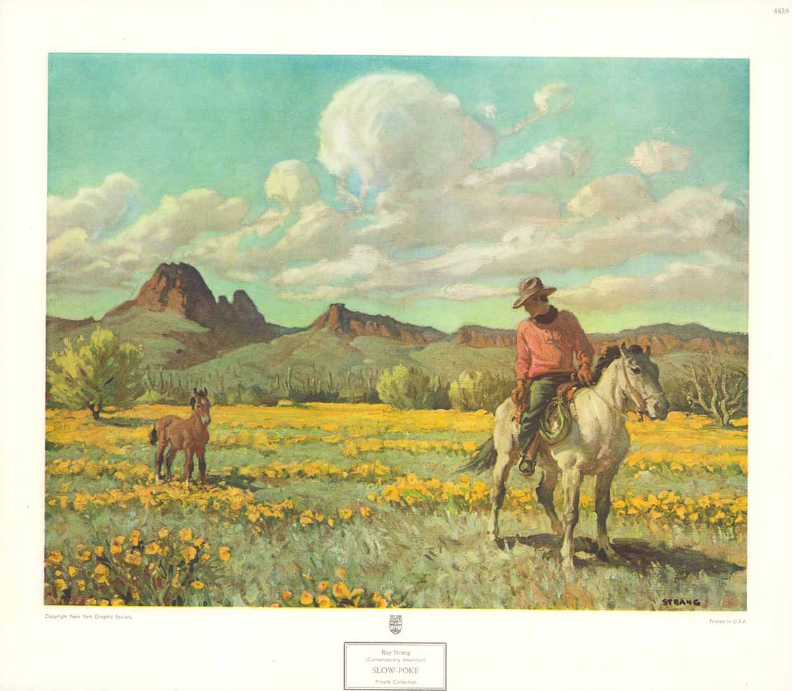 Slow Poke by Ray Strang - 14 X 16 Inches (Art Print) – Artistica Fine Art