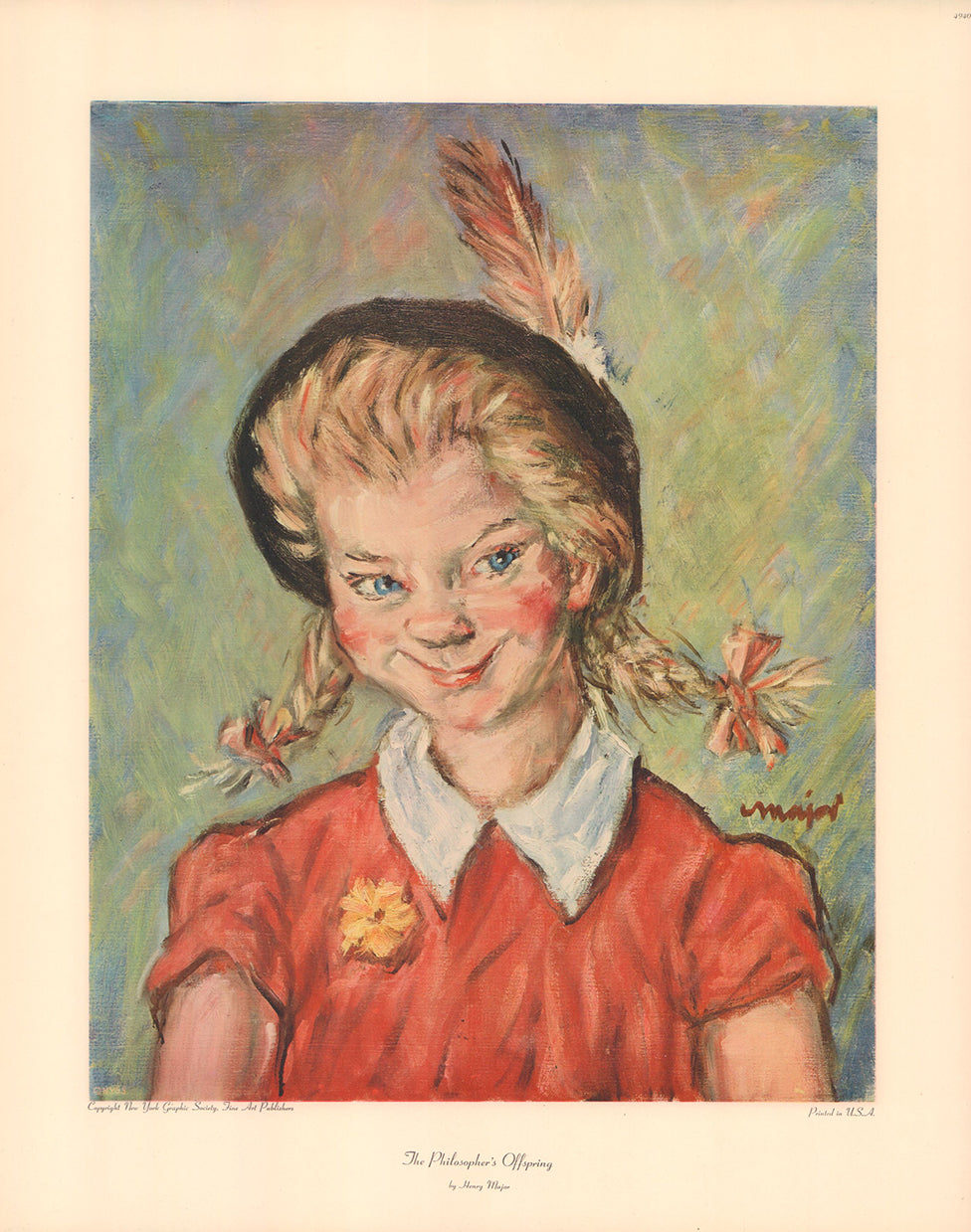 The Philosophers Offspring by Henry Major - 14 X 18 Inches (Art Print ...