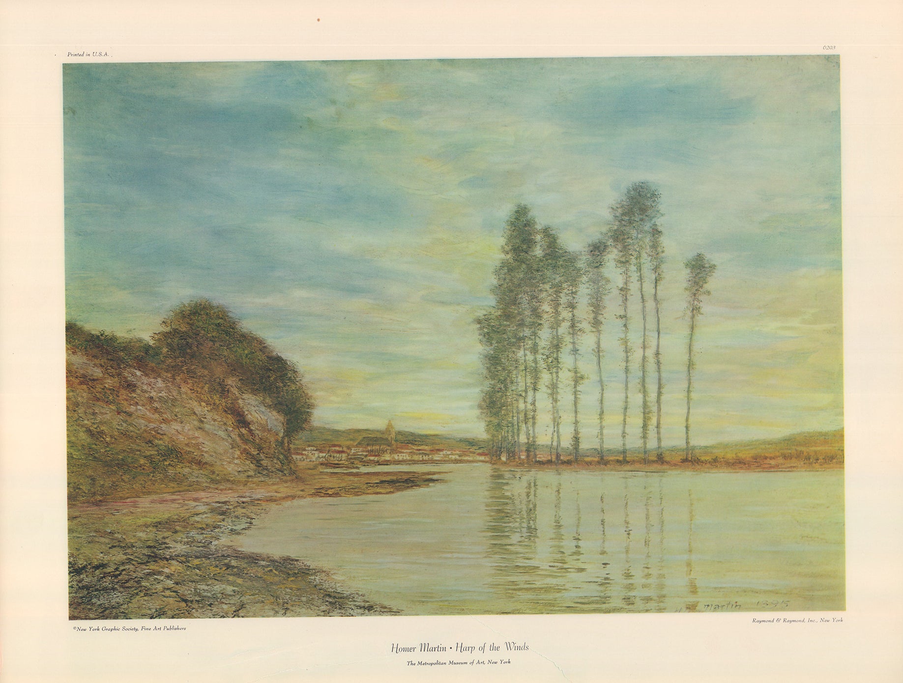 Harp of the Winds by Homer Martin - 20 X 26 Inches (Art Print ...